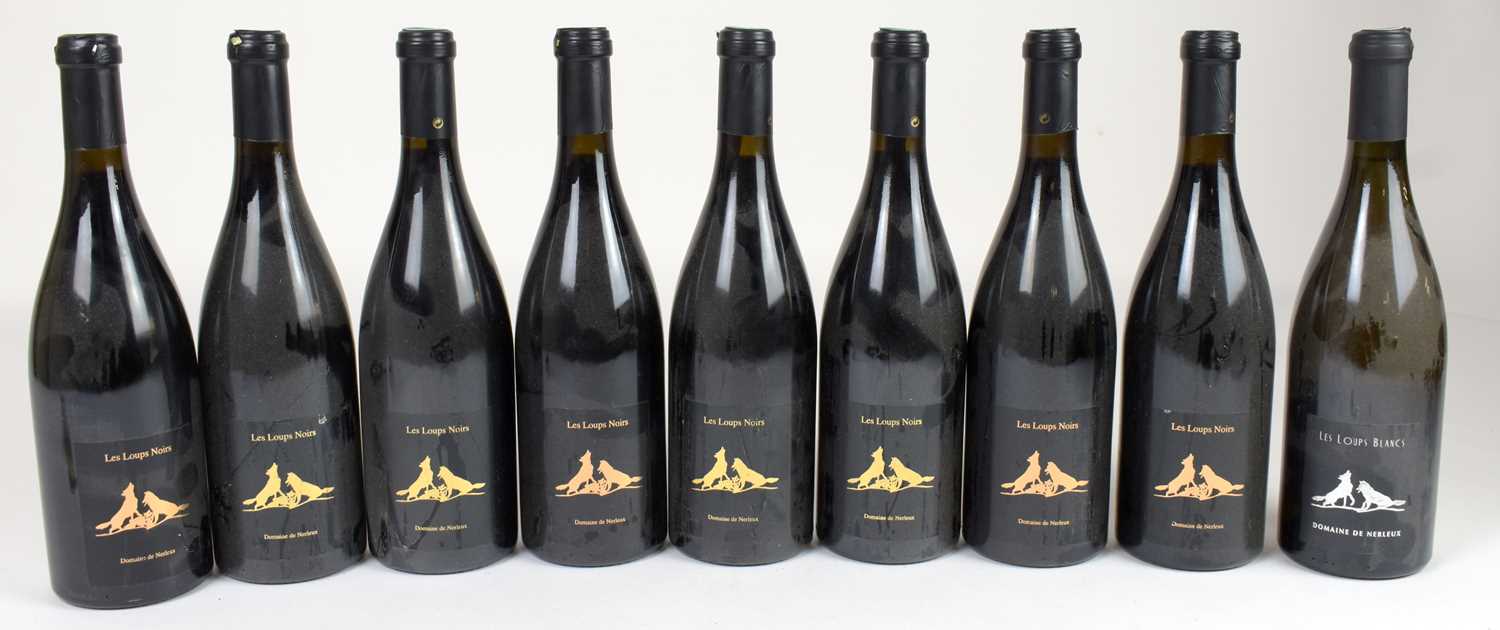 Lot 4194 - RED WINE; nine bottles mixed including Les