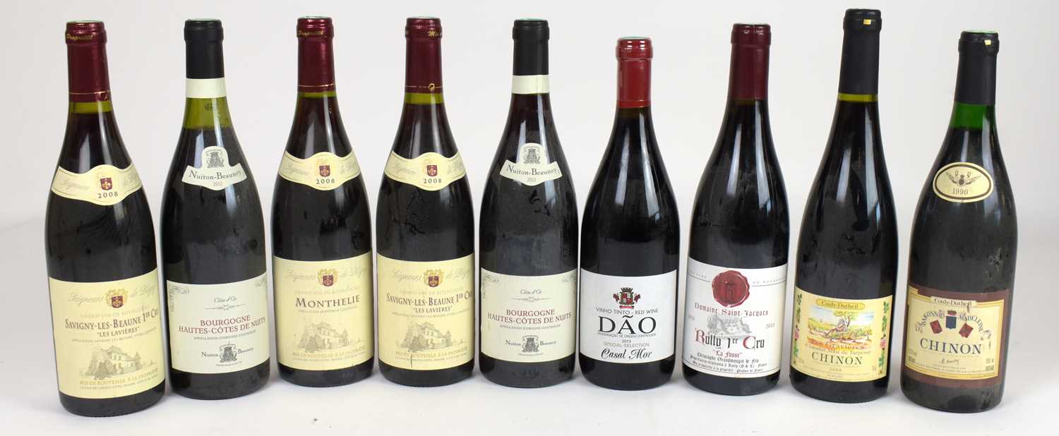 Lot 4187 - RED WINE; nine bottles of mixed red wine