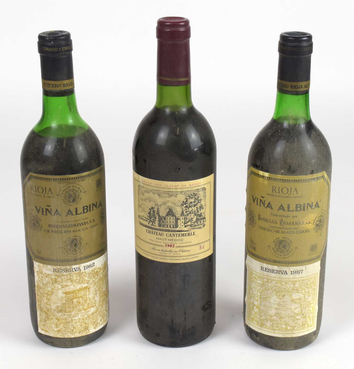 Lot 4275 - RED WINE; three mixed bottles, including