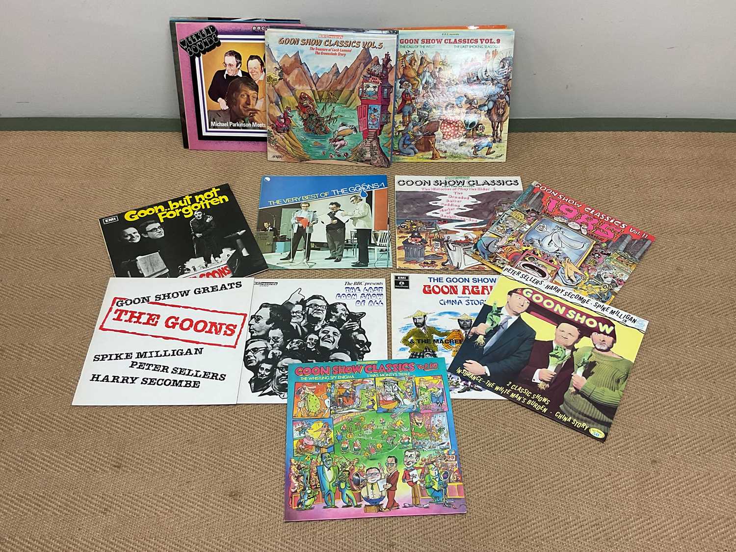 Lot 95 - A quantity of The Goon Show on LPs.