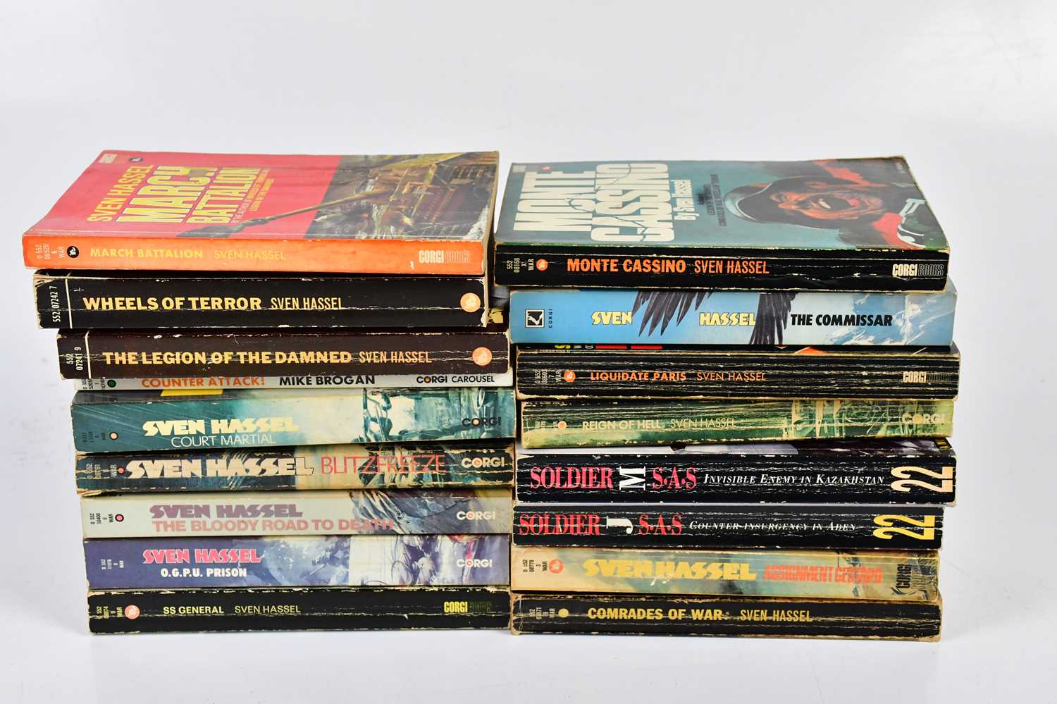 Lot 6019 - HASSEL, SVEN; a collection of books, to