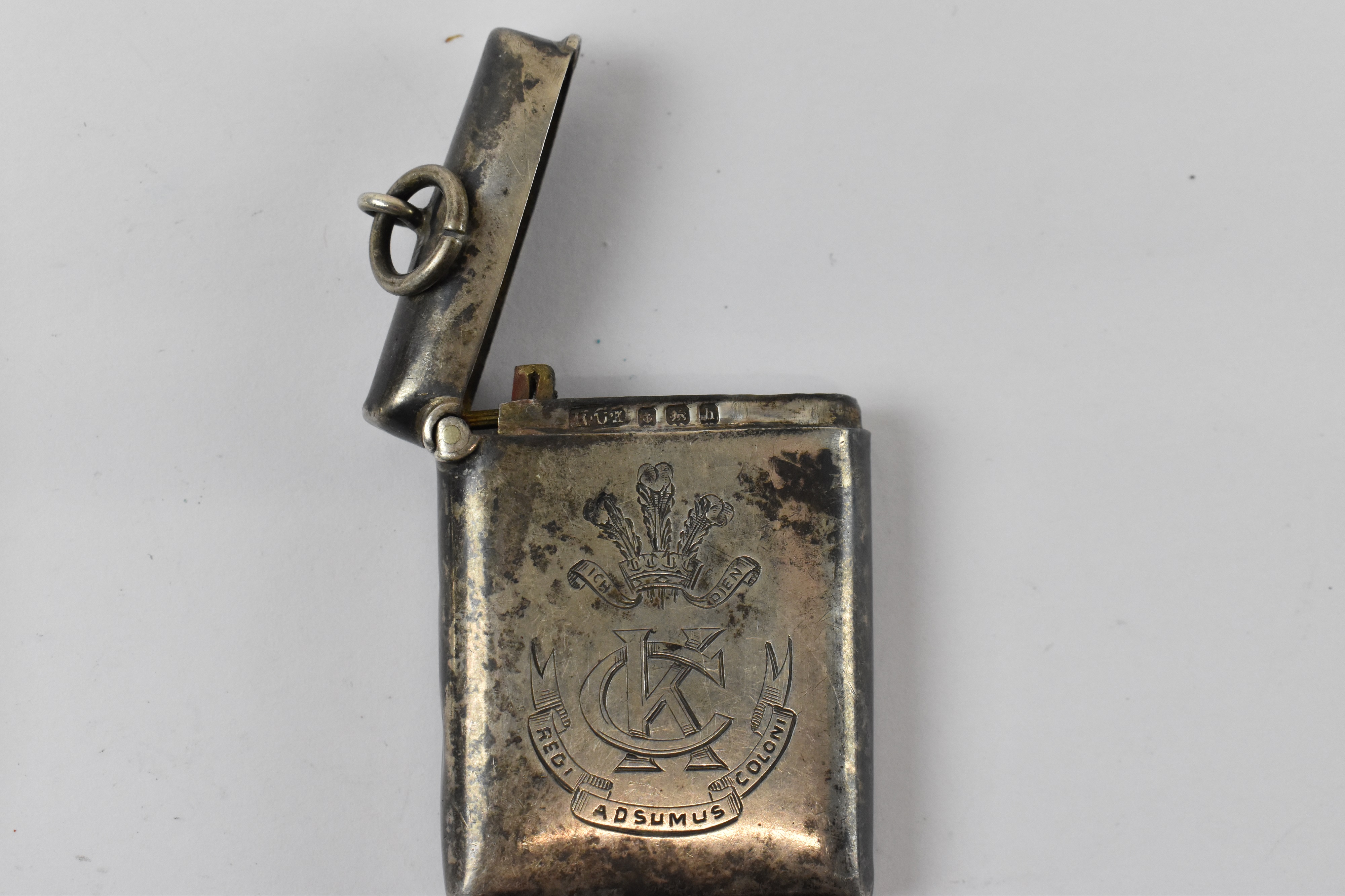 Lot 808 - MAPPIN & WEBB; a George V hallmarked silver