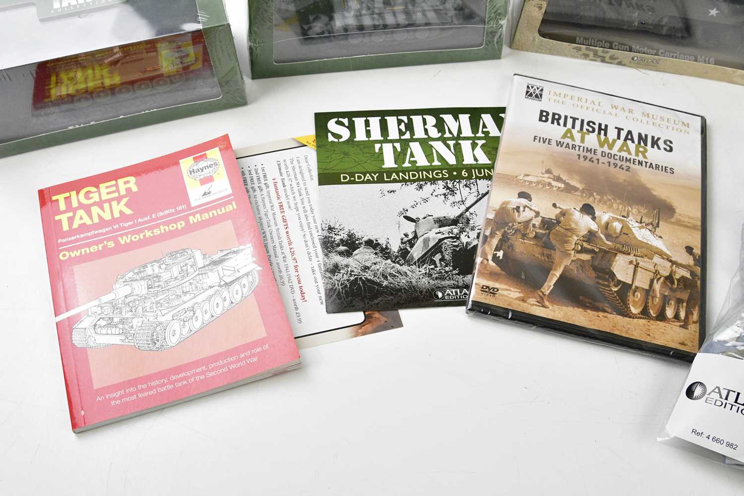 Lot 432 - ATLAS COLLECTIONS; four boxes ultimate tank