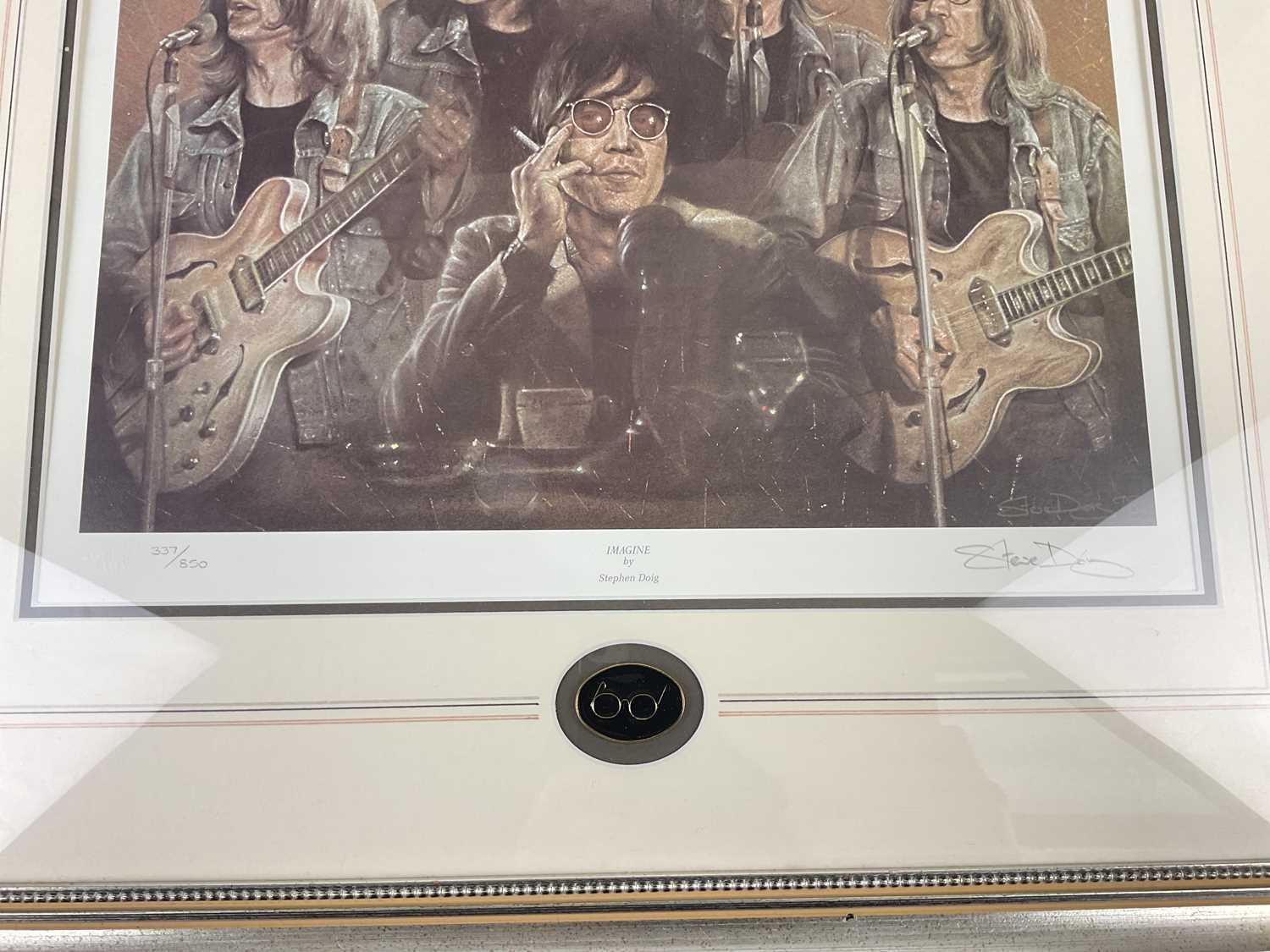 Lot 6209 - STEPHEN DOIG; pencil signed print, 'Imagine'