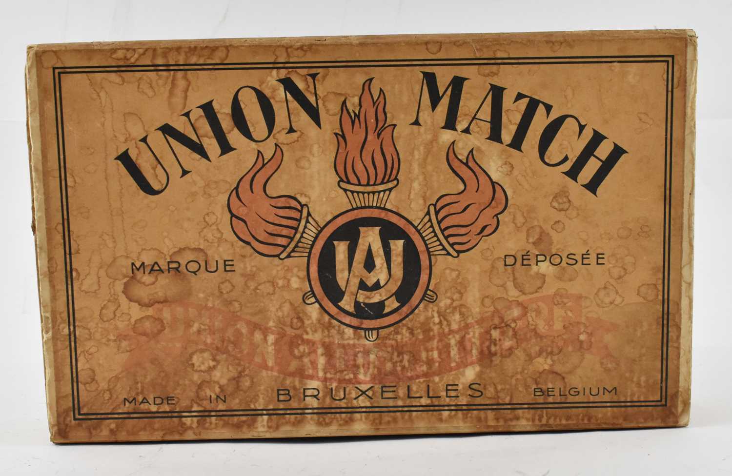 Lot 347 - UNION MATCH; a giant box of matches, made in