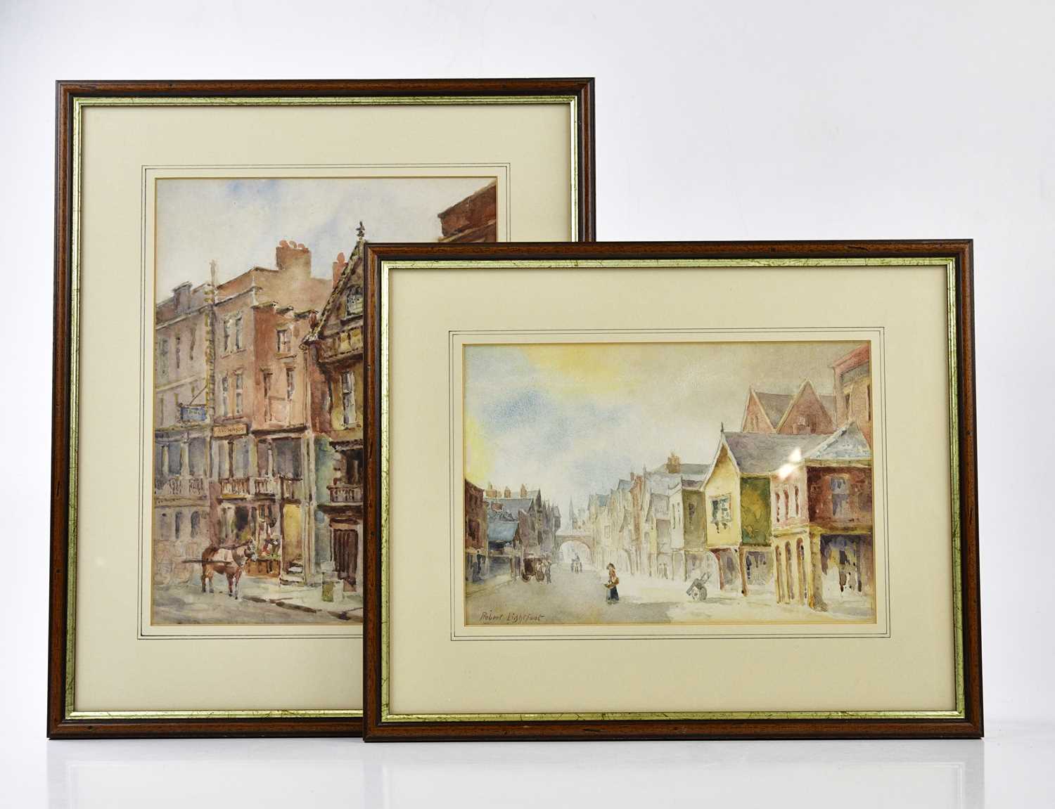 Lot 1469 - ROBERT LIGHTFOOT; two watercolours, both of