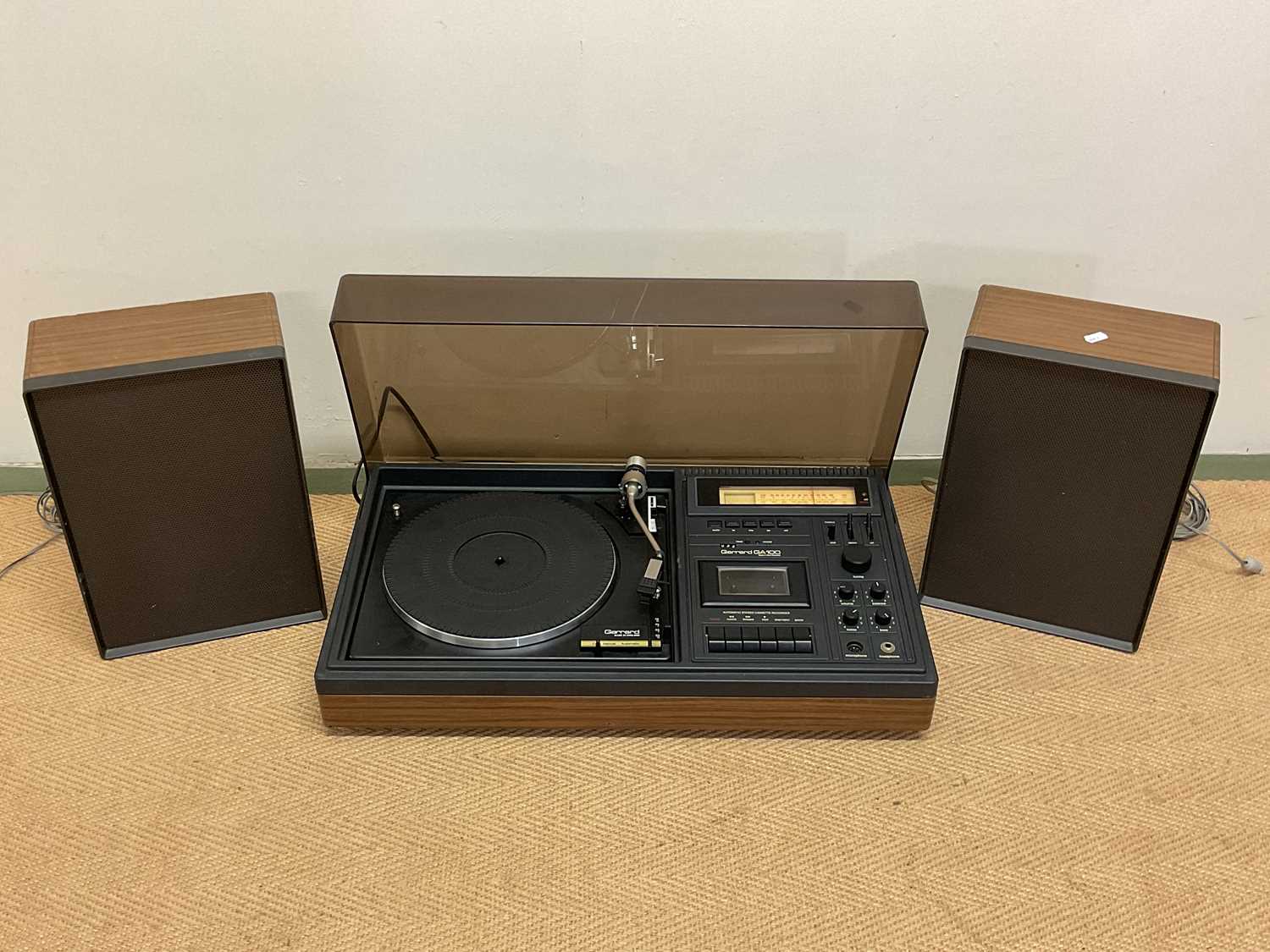 Lot 45 - A Garrard GA100 turntable and cassette with