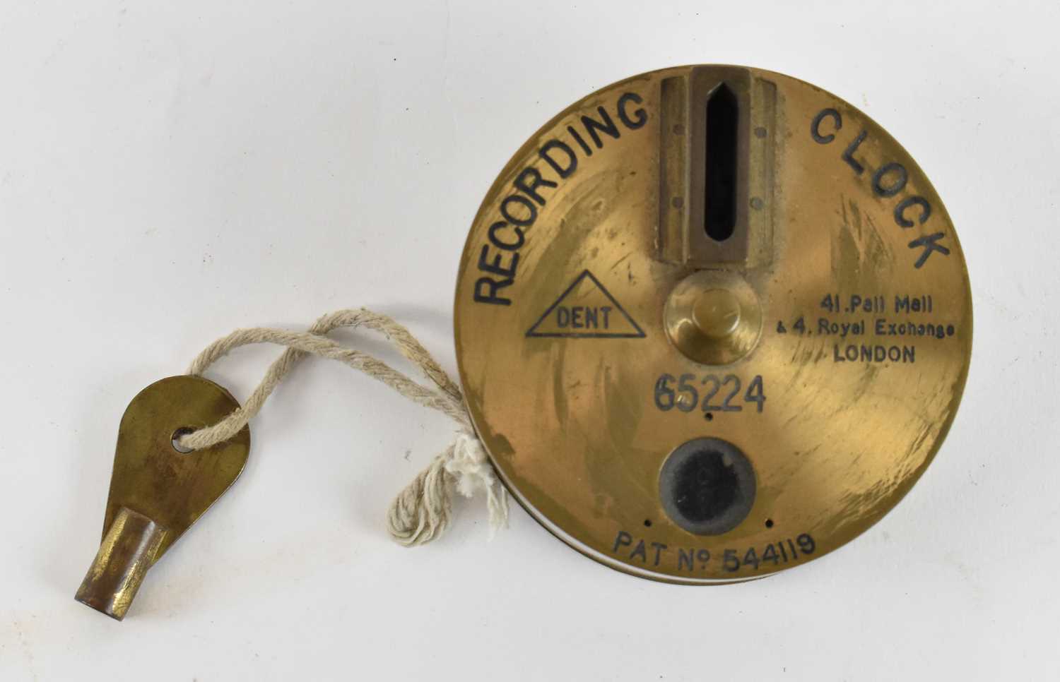 Lot 379 - A WWII British prismatic recording clock, Mk