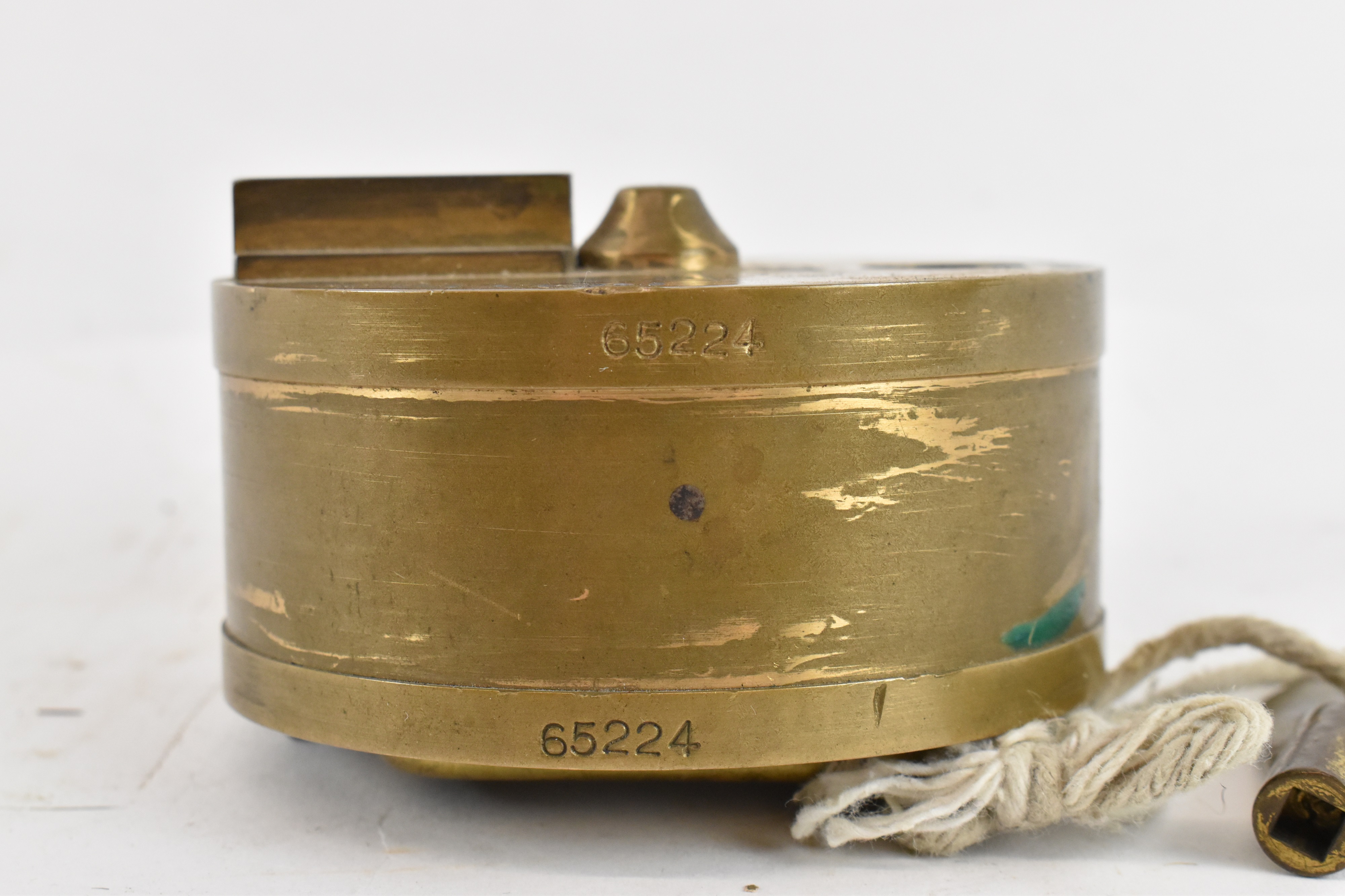 Lot 374 - A WWII British prismatic recording clock, Mk