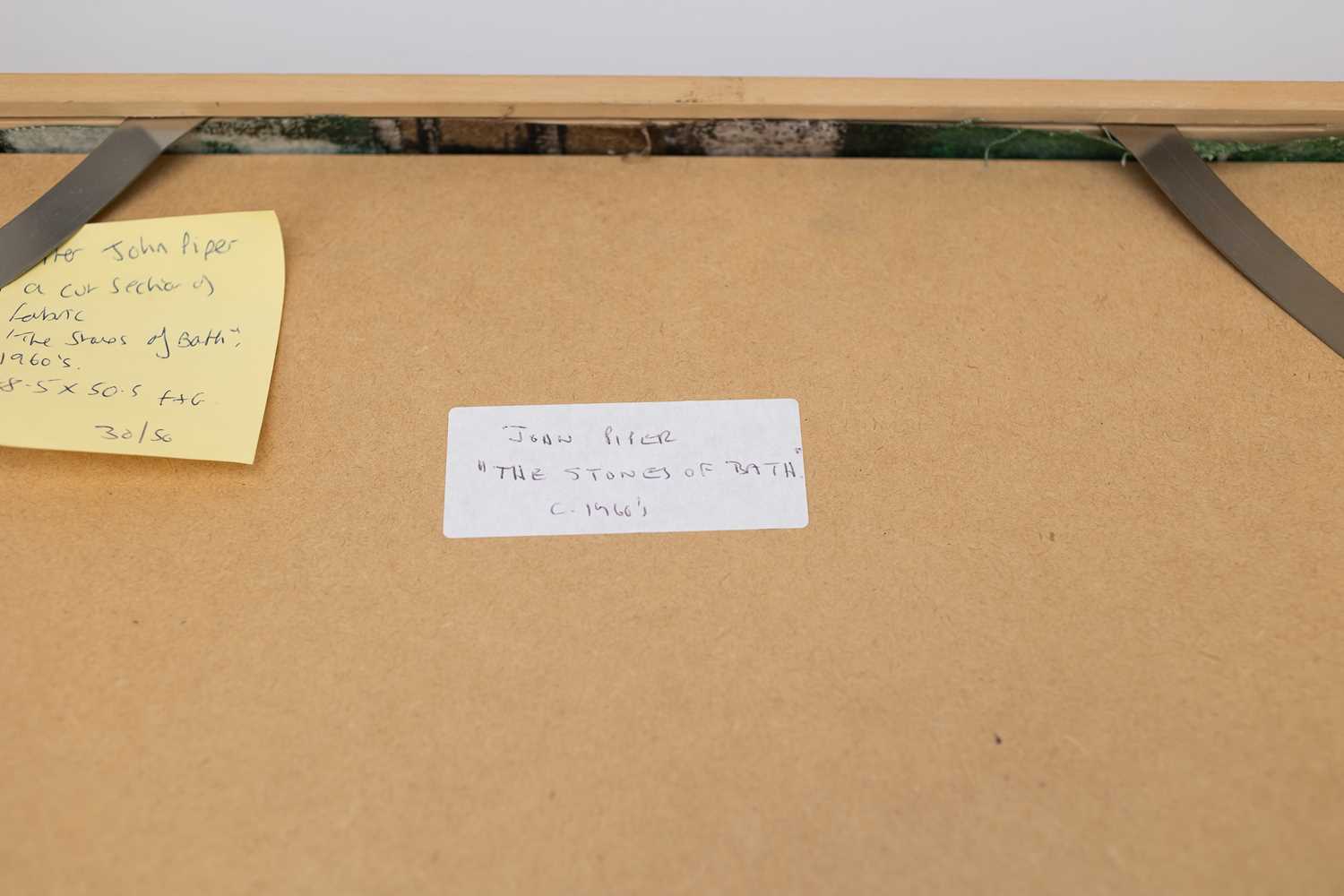 Lot 539 - After JOHN PIPER CH (1903-1992); a cut