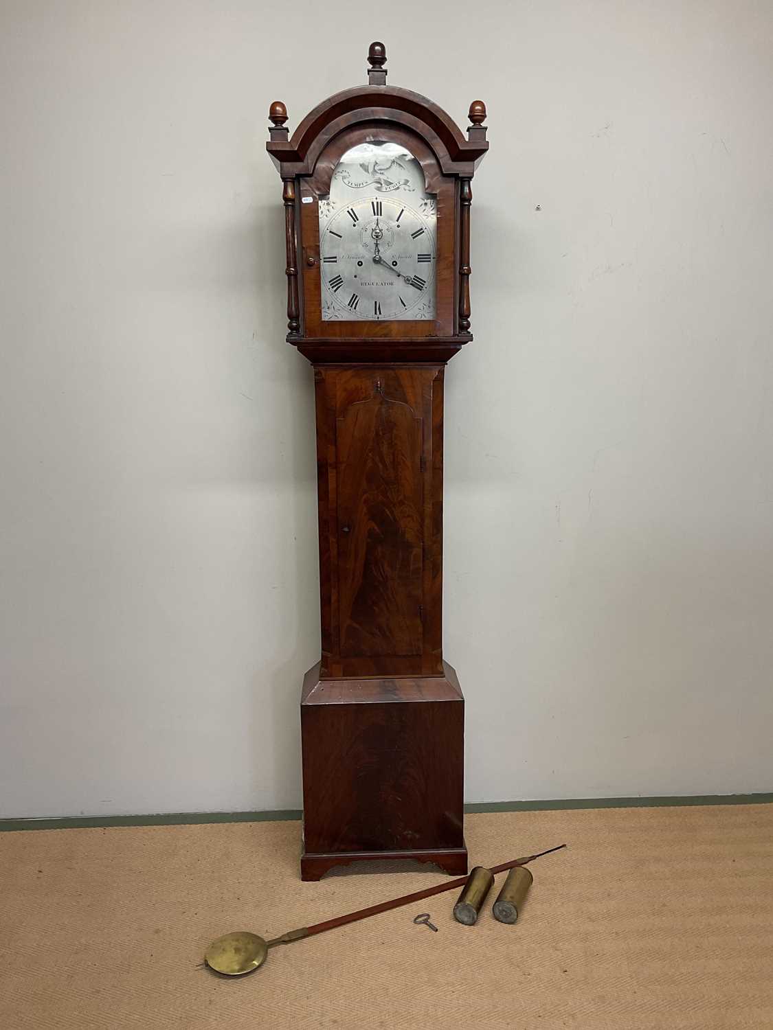 Lot 388 - TRUSCOTT, ST AUSTELL; a longcase clock with