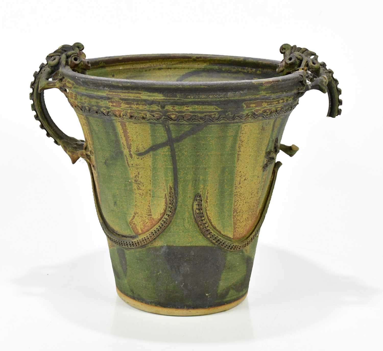 Lot 1230 - JOHN BROOKE STEEL; a Studio Pottery twin