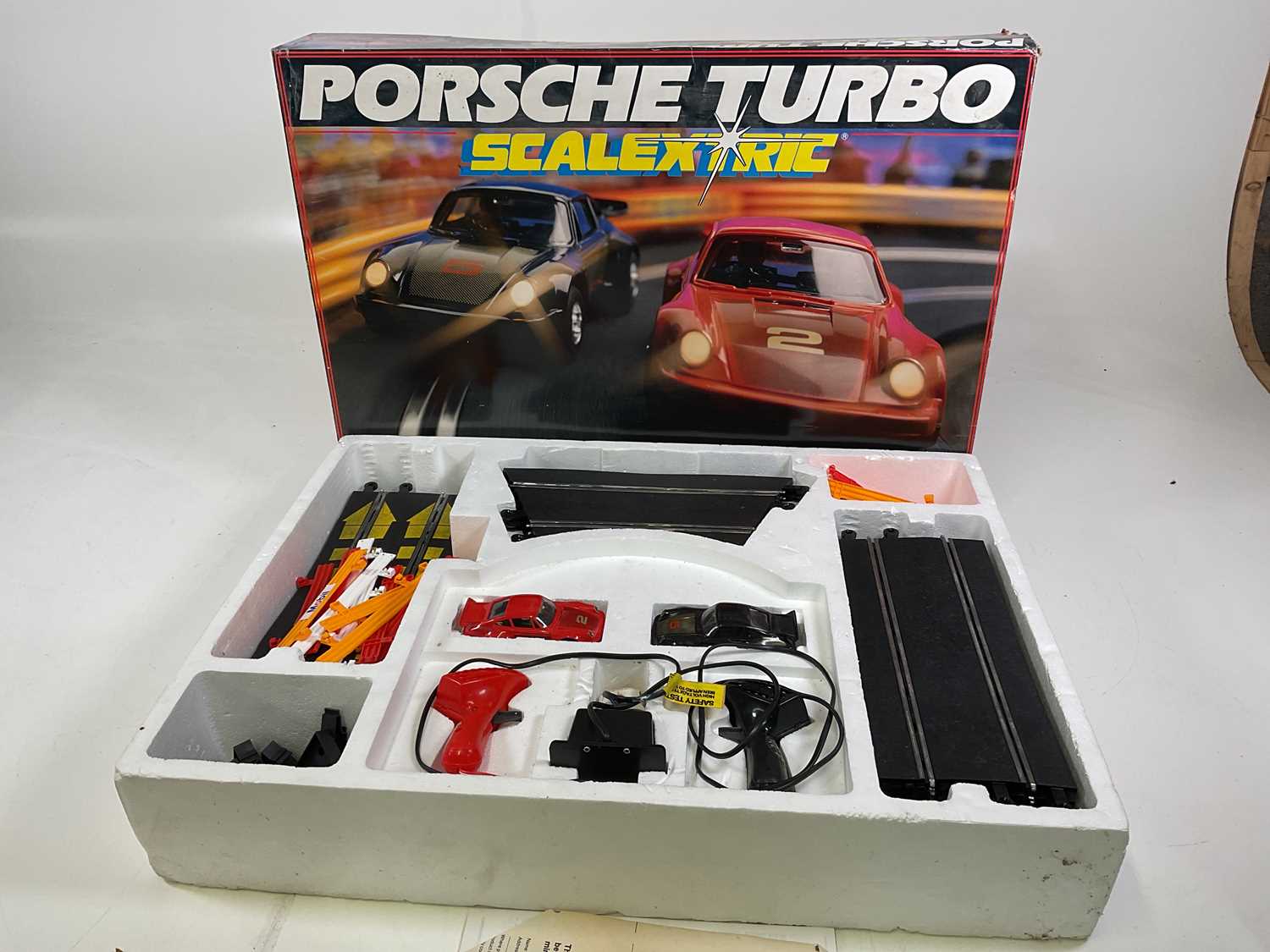 Lot 68 - A Porsche Turbo Scalextric set, boxed and