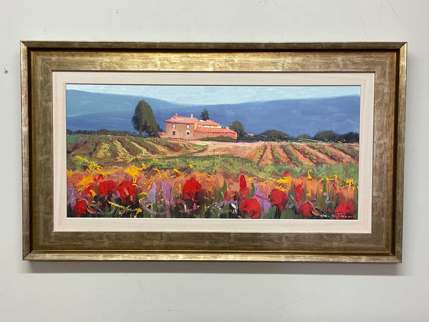 Lot 105 - BRUNO TINUCCI; oil on board, Italian