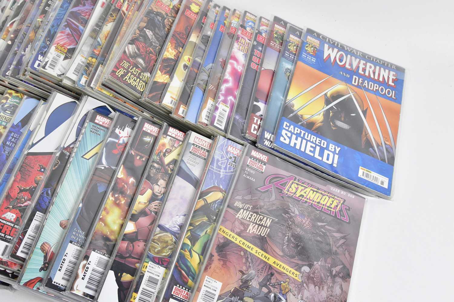 Lot 38 - MARVEL; a collection of comic books to