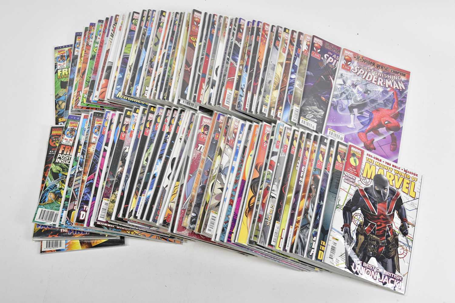 Lot 53 - MARVEL; a collection of various comic books