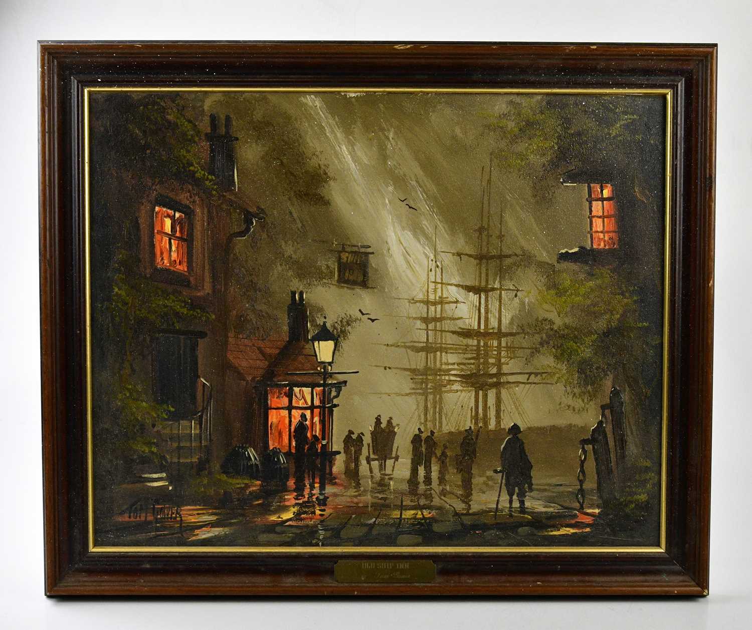 Lot 1571 - TOM GOWER; two oil on canvas, both shipping