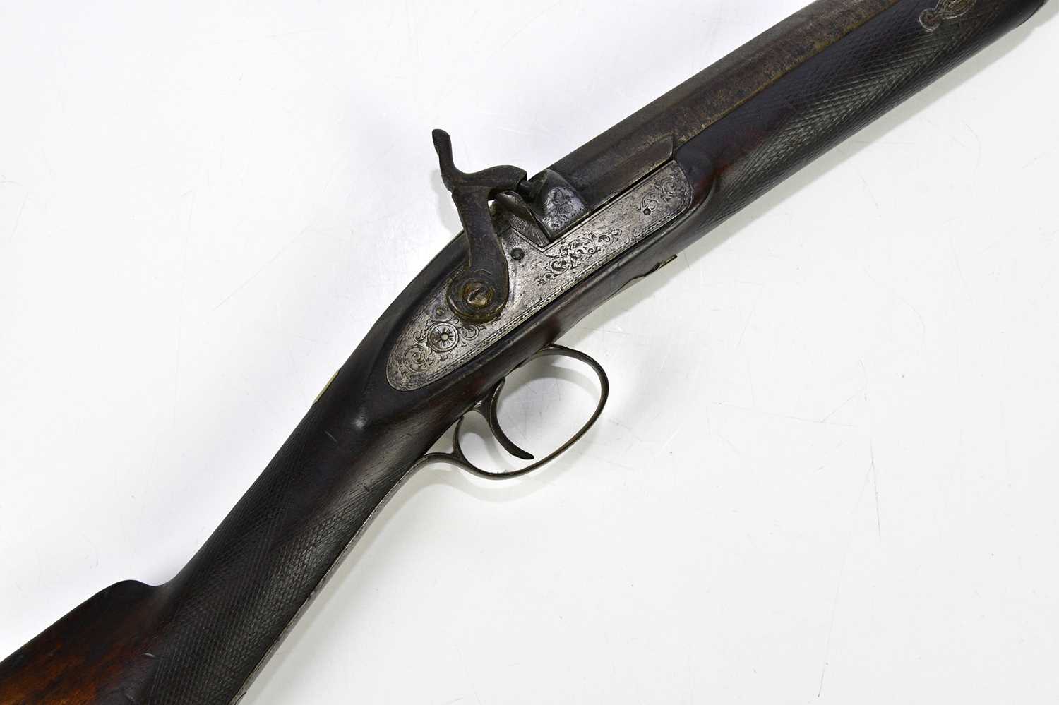 Lot 1643 - A 19th century percussion cap musket with