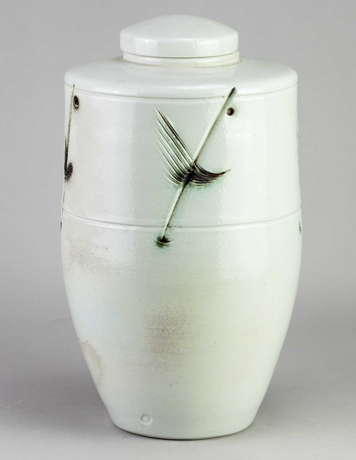 Lot 296 - JACK DOHERTY (born 1948); a tall porcelain