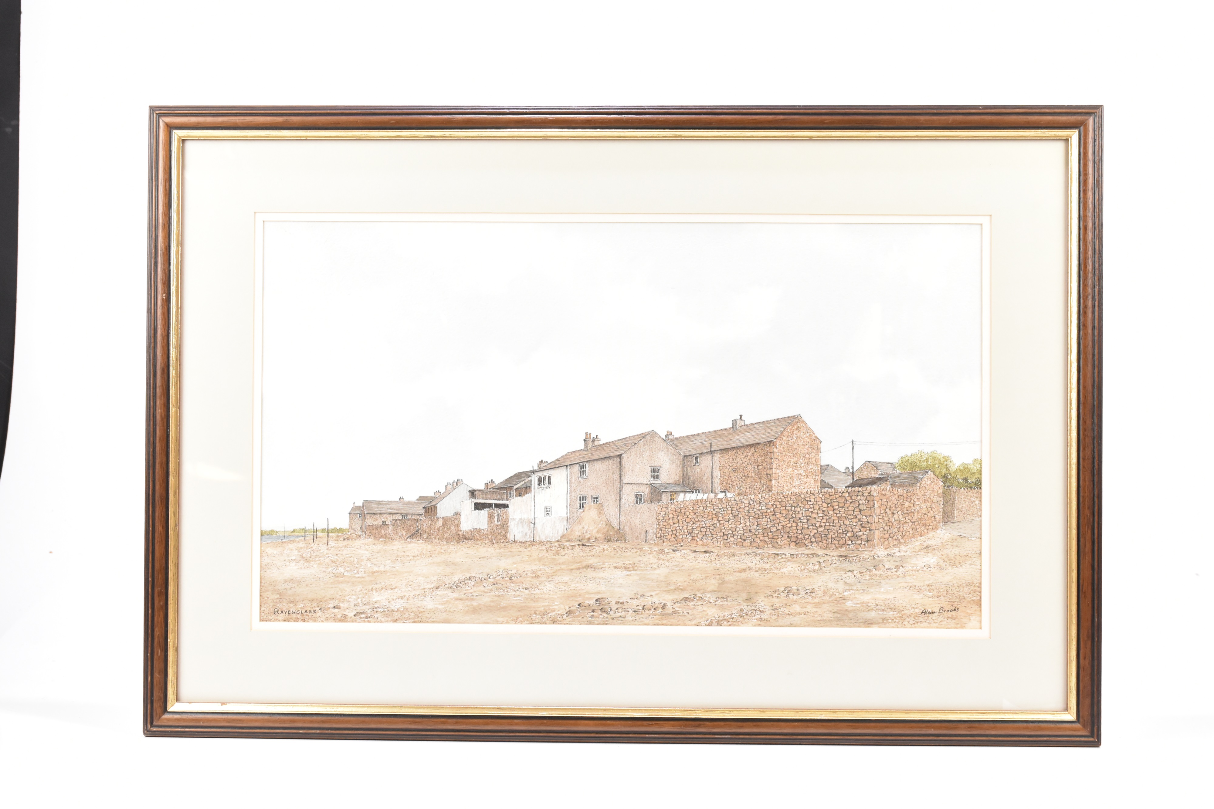 Lot 1545 - ALAN BROOKS; pair of watercolours, coastal