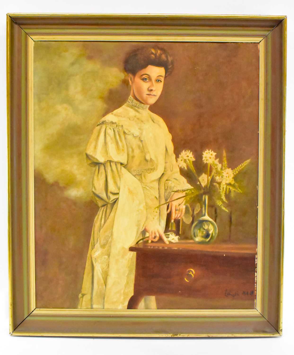 Lot 227 - LAMPKIN; an early 20th century oil on canvas,