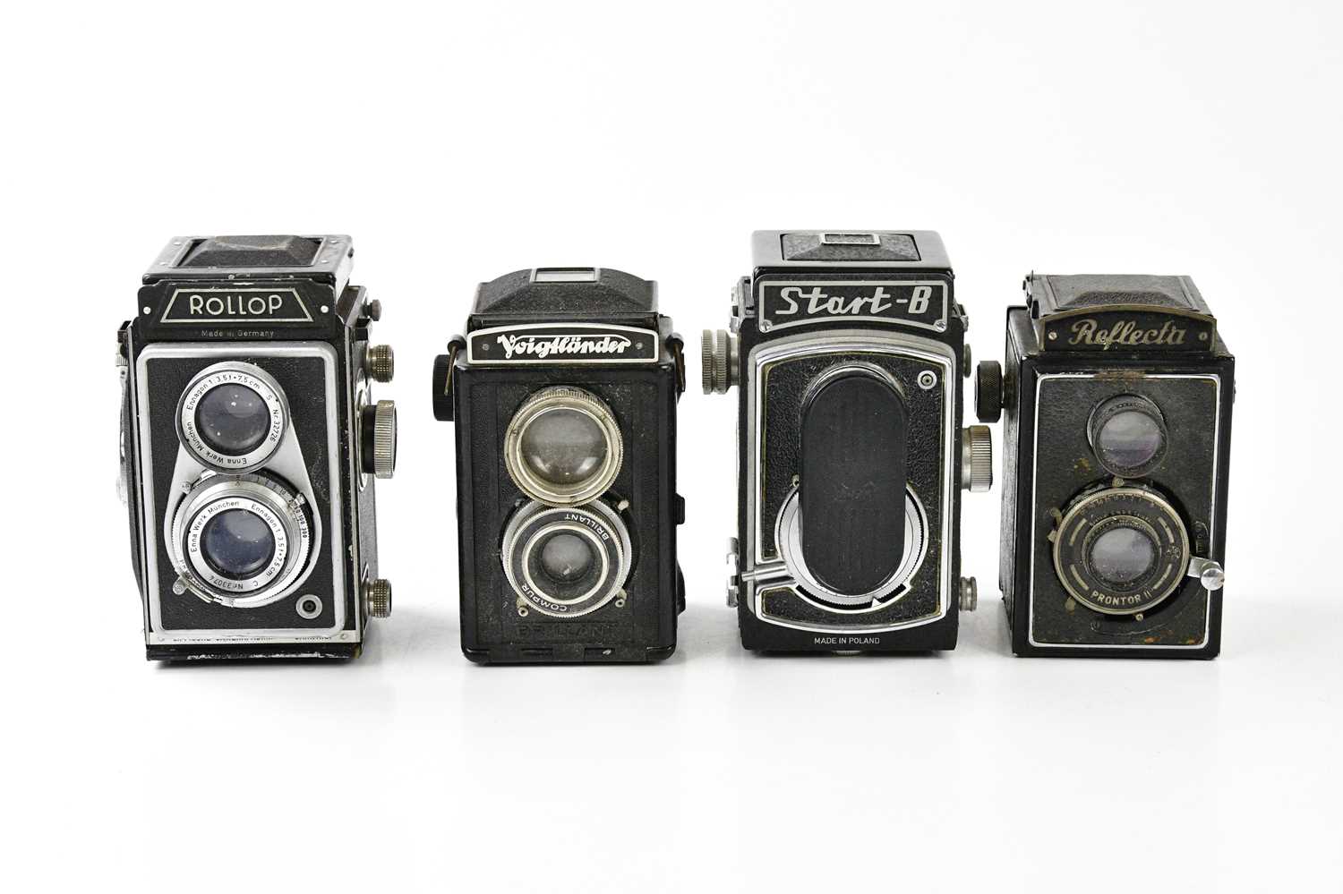 Lot 1389 - Four TLR cameras, to include with