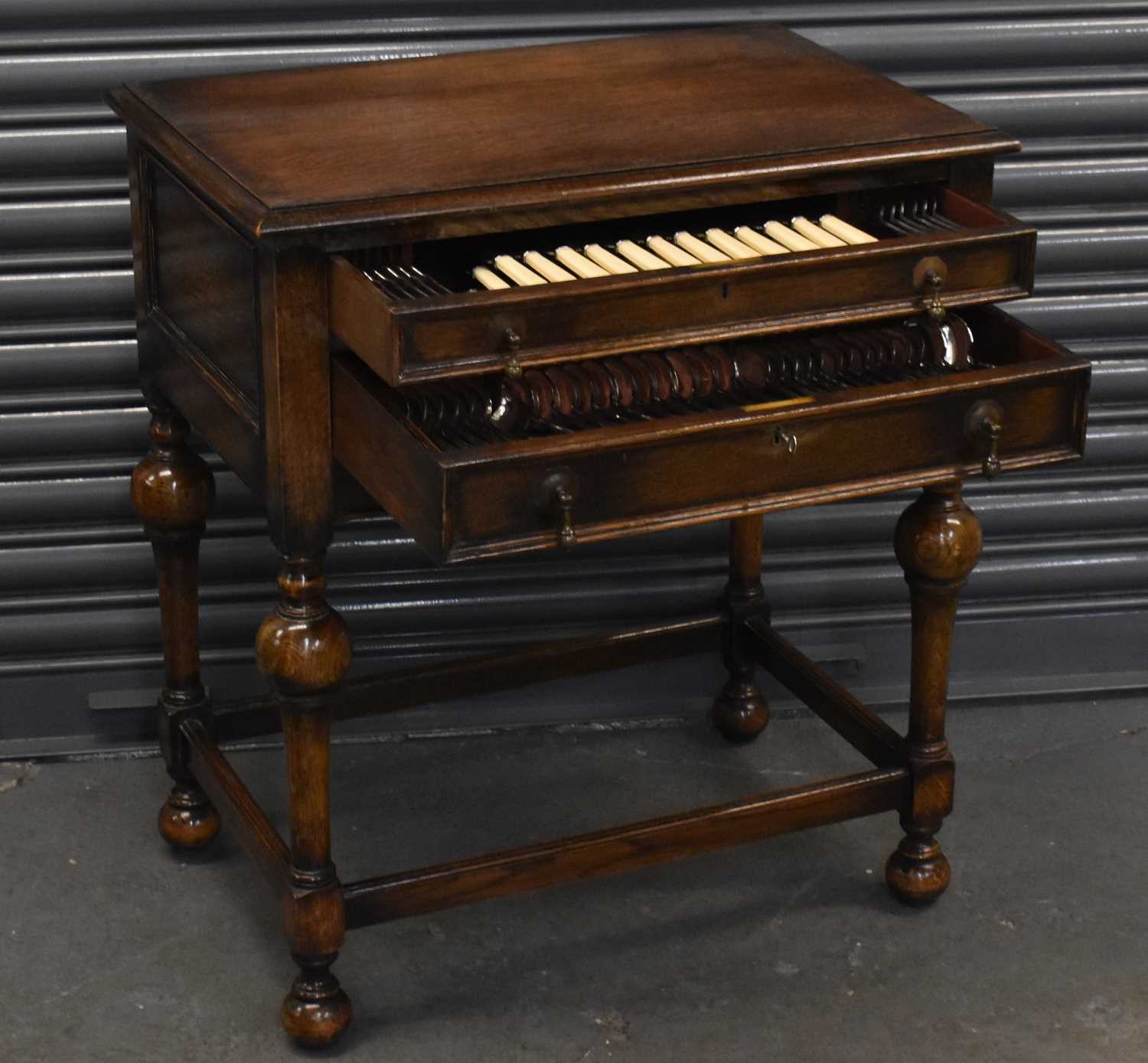 Lot 690 - GARRARD & CO LTD; a 1920s oak cased two