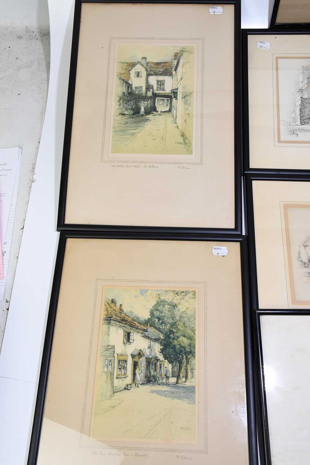 Lot 920 - AFTER F. ROBSON; two pencil signed prints,