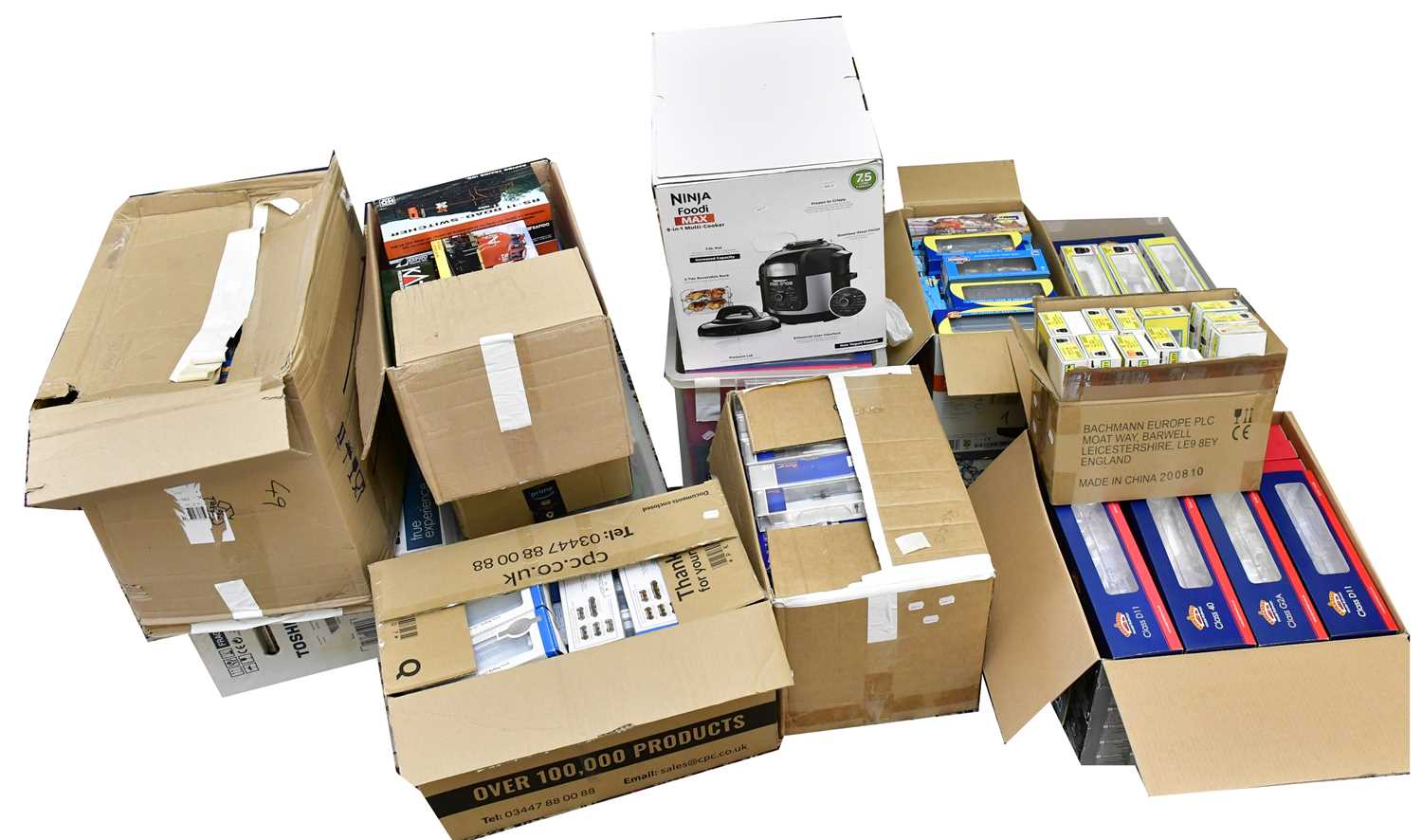 Lot 78 - A very large collection of empty train boxes