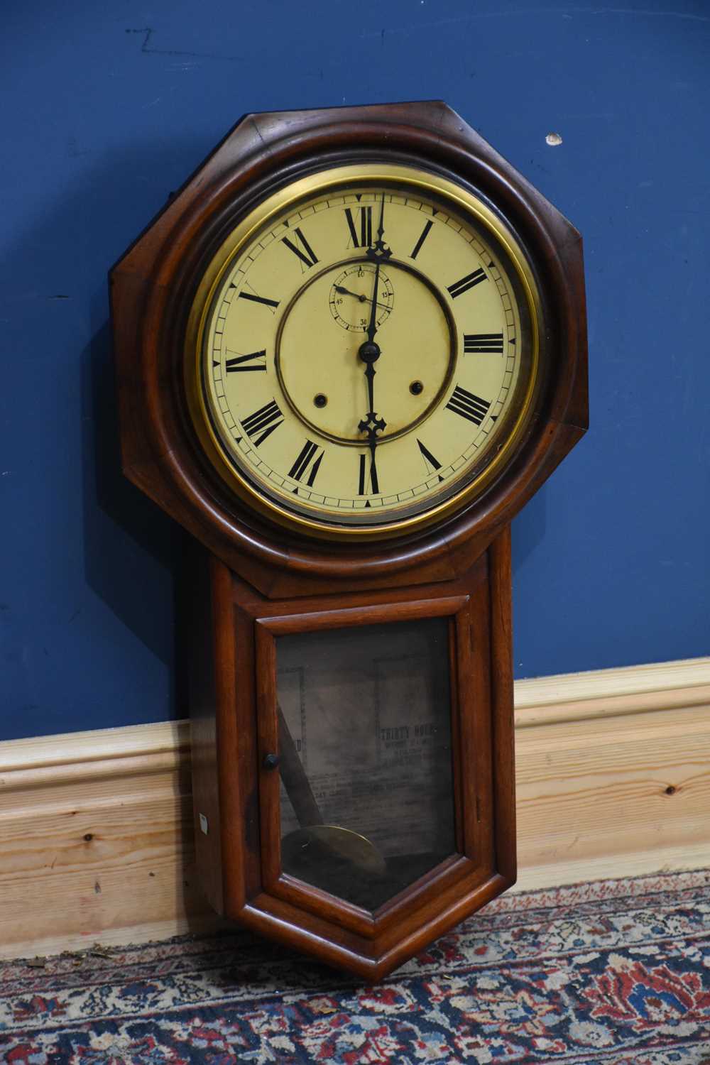 Lot 2047 - ANSONIA CLOCK COMPANY; an American drop