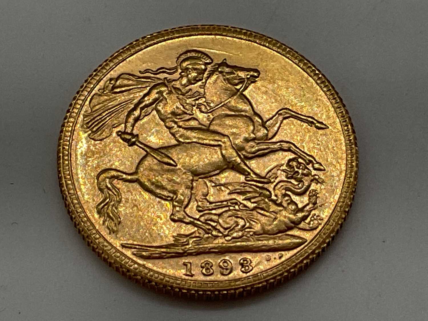 Lot 540 - A Victorian full sovereign, 1893.