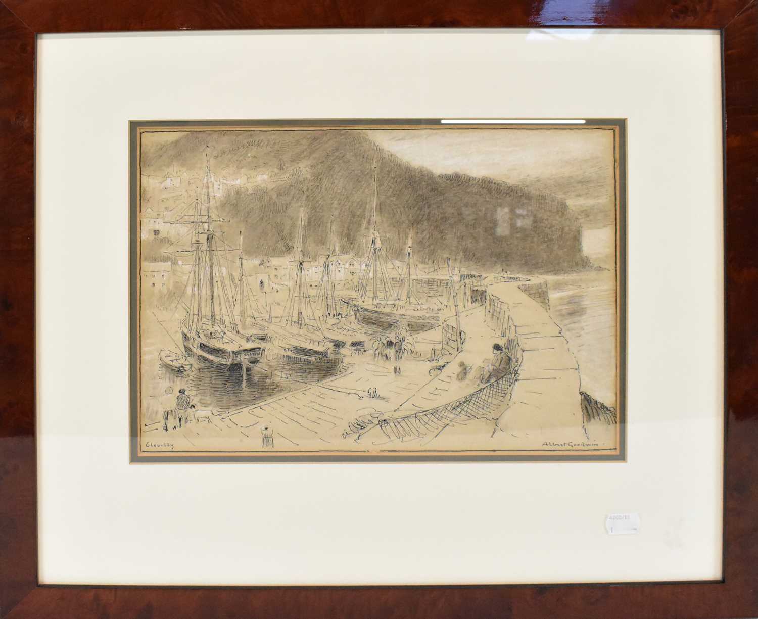 Lot 186 - ALBERT GOODWIN (1845-1932); pen and ink