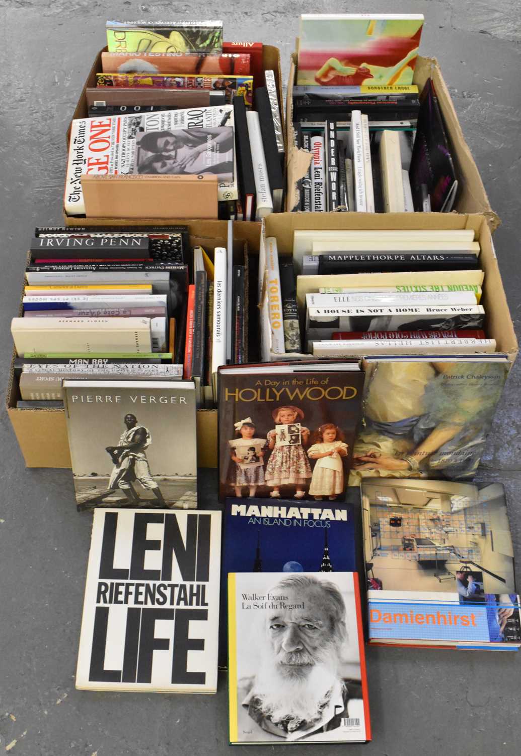Lot 376 - Four boxes of books mainly relating to
