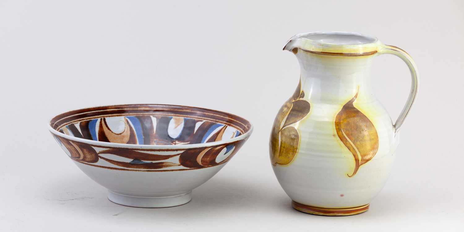 Lot 159 - EDGAR CAMPDEN for Aldermaston Pottery; a tin