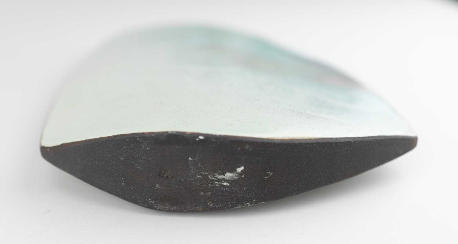 Lot 601 - VAL BARRY (1937-2018); a wide stoneware sail