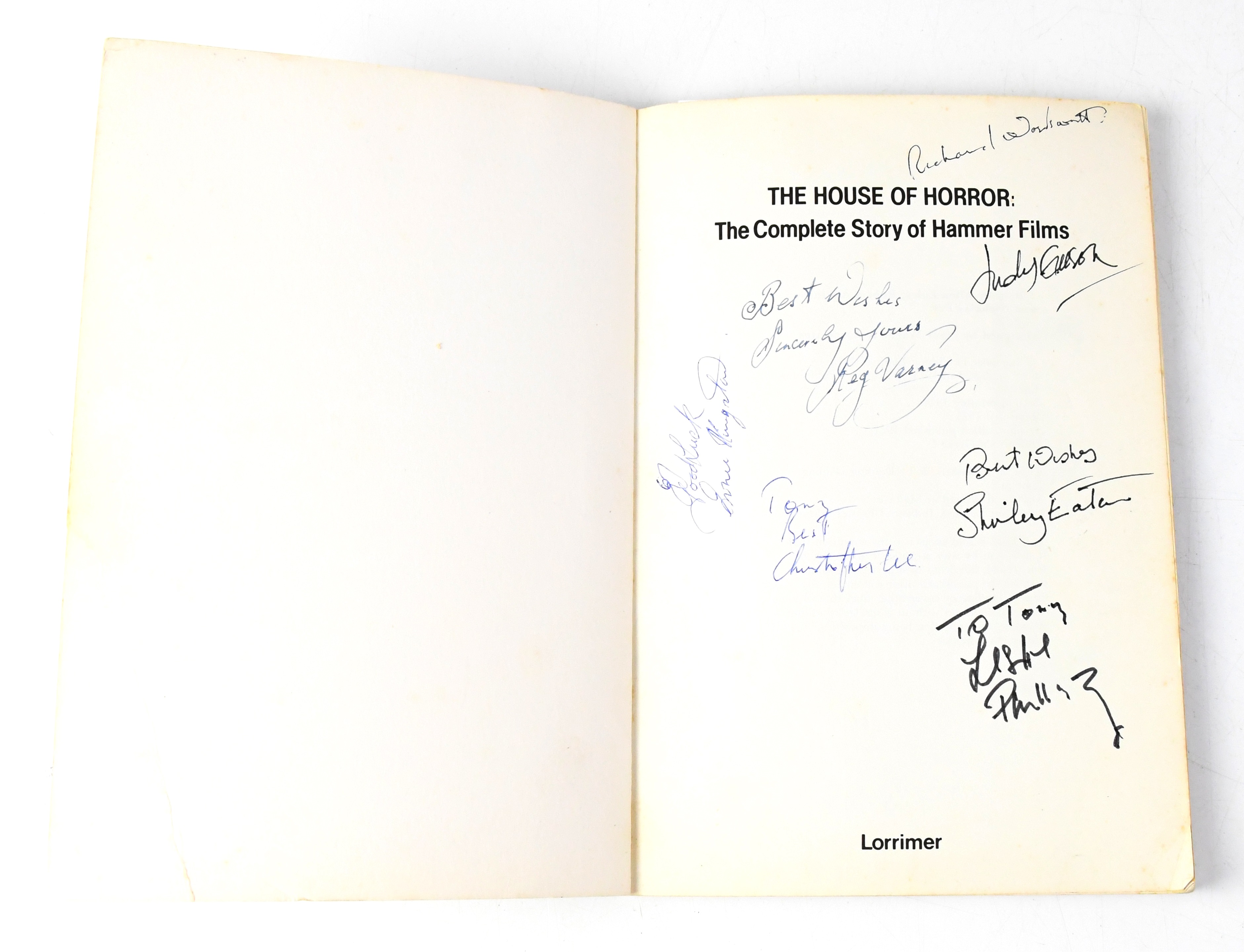 Lot 536 - HAMMER HOUSE OF HORROR; 'The House of Horror: