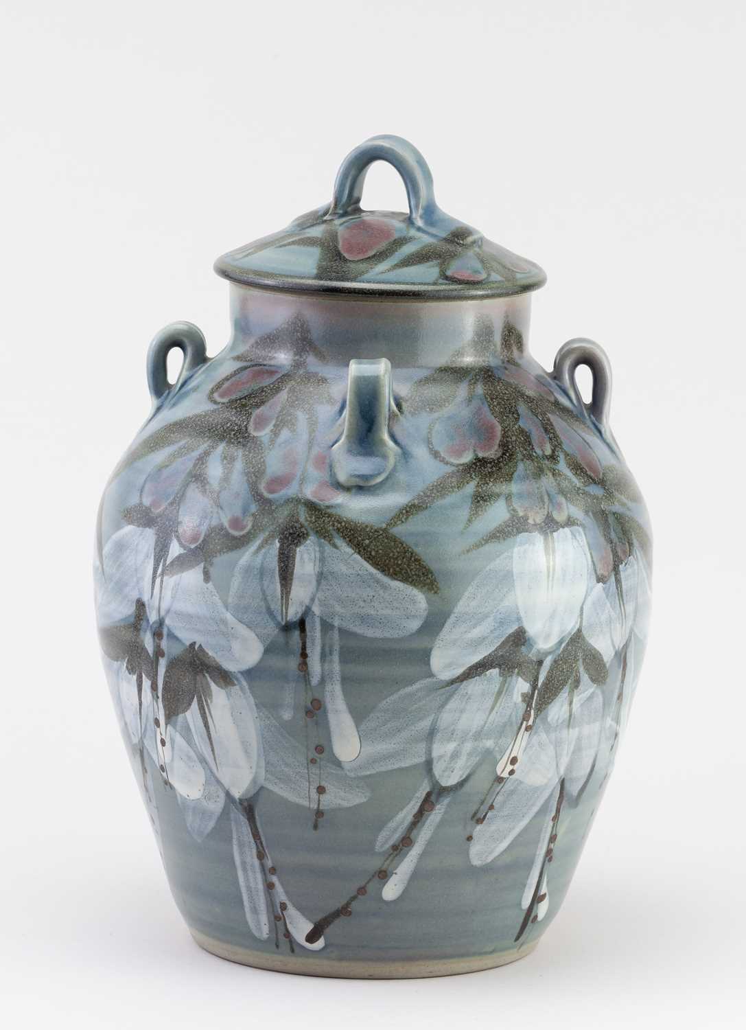 Lot 119 - DAVID EELES (1933-2015); a stoneware jar and