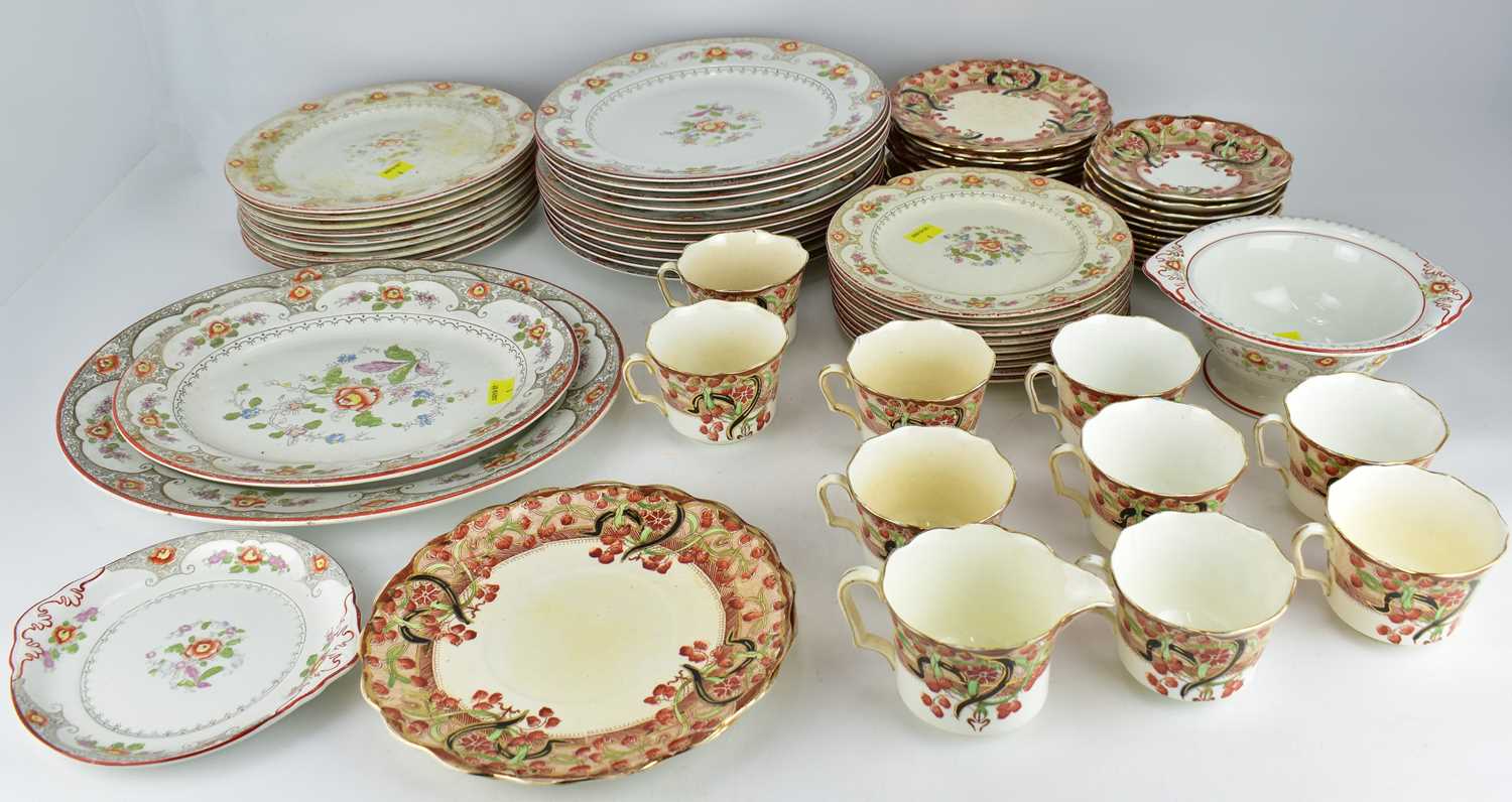 Lot 316 - Two Victorian part dinner and tea services
