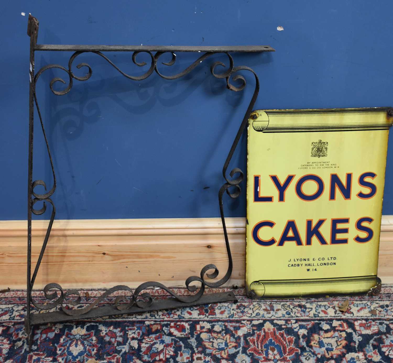 Lot 1004 - LYONS CAKES; an original advertising double