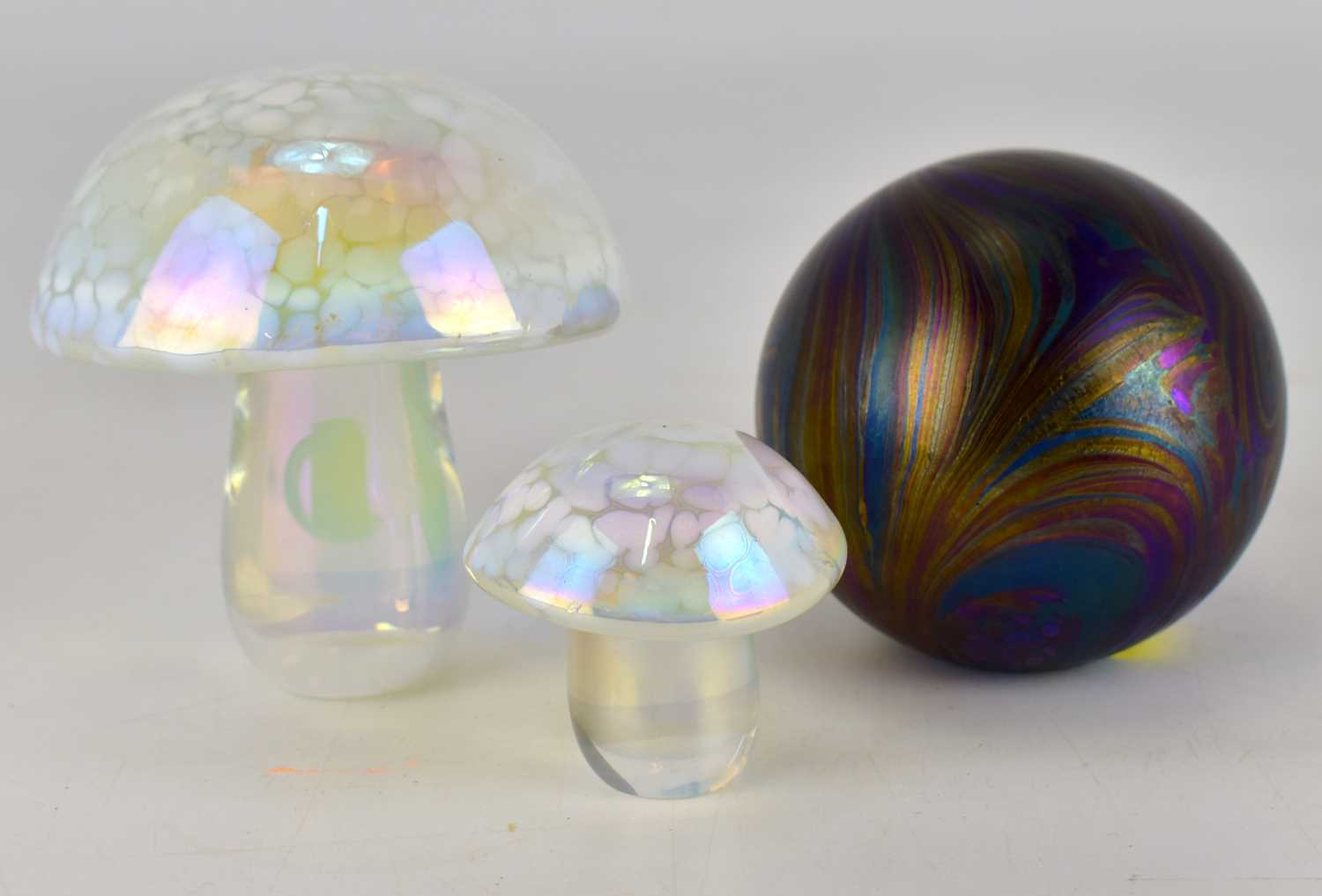 Lot 344 - JOHN DITCHFIELD FOR GLASFORM; three art