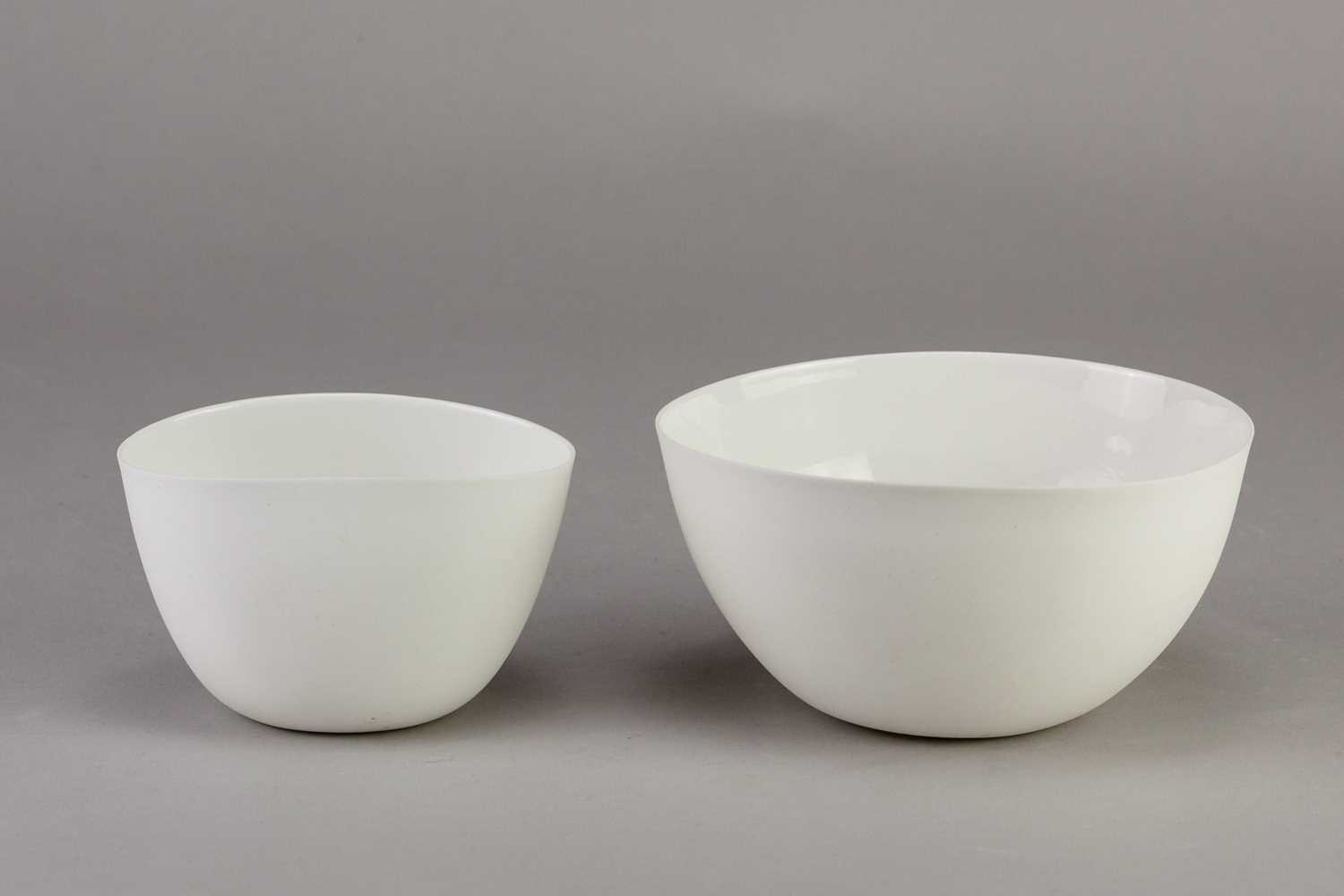 Lot 807 - An unglazed translucent porcelain bowl with