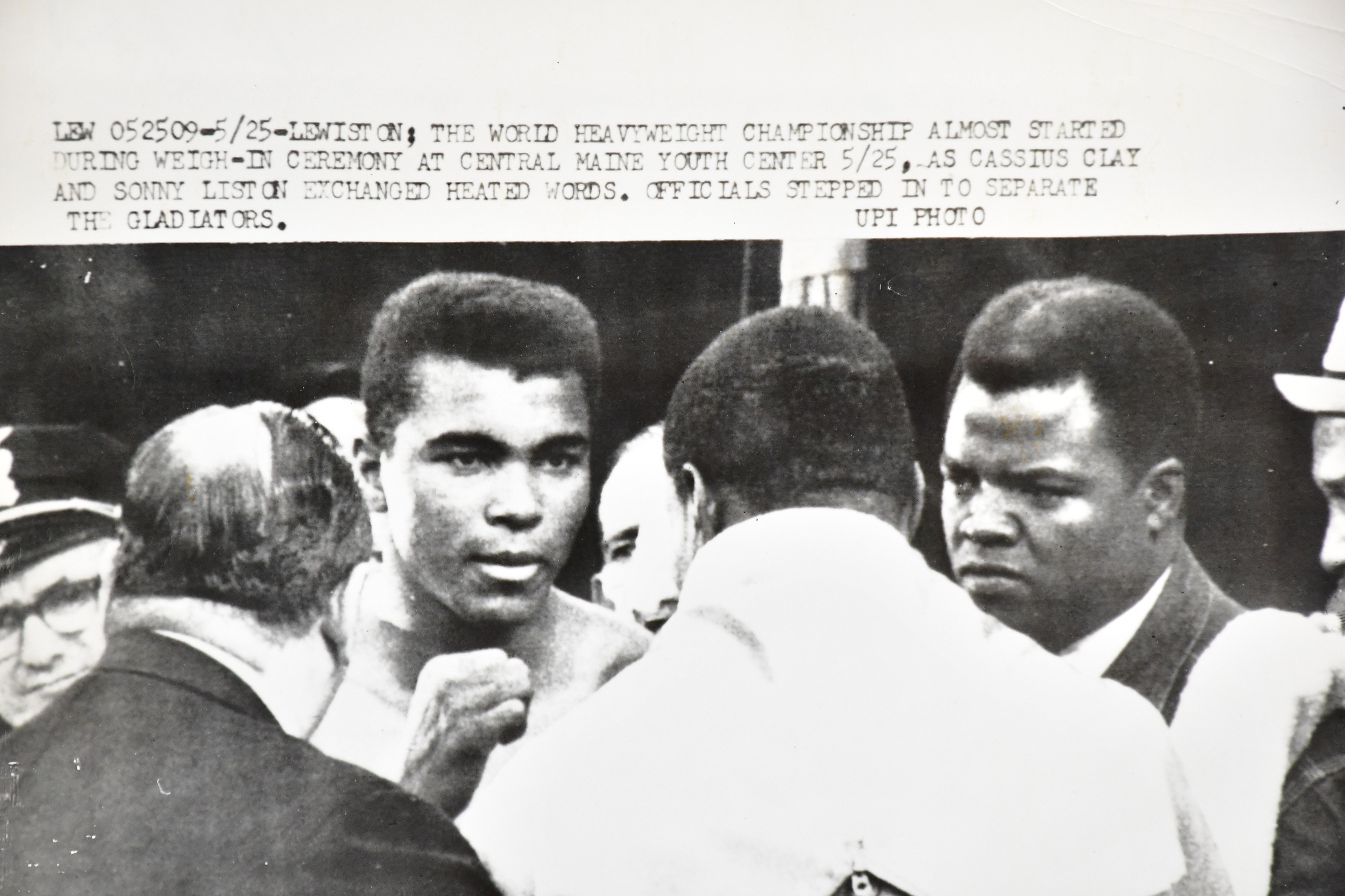 Lot 2376 - MUHAMMAD ALI VS GEORGE FOREMAN; a poster