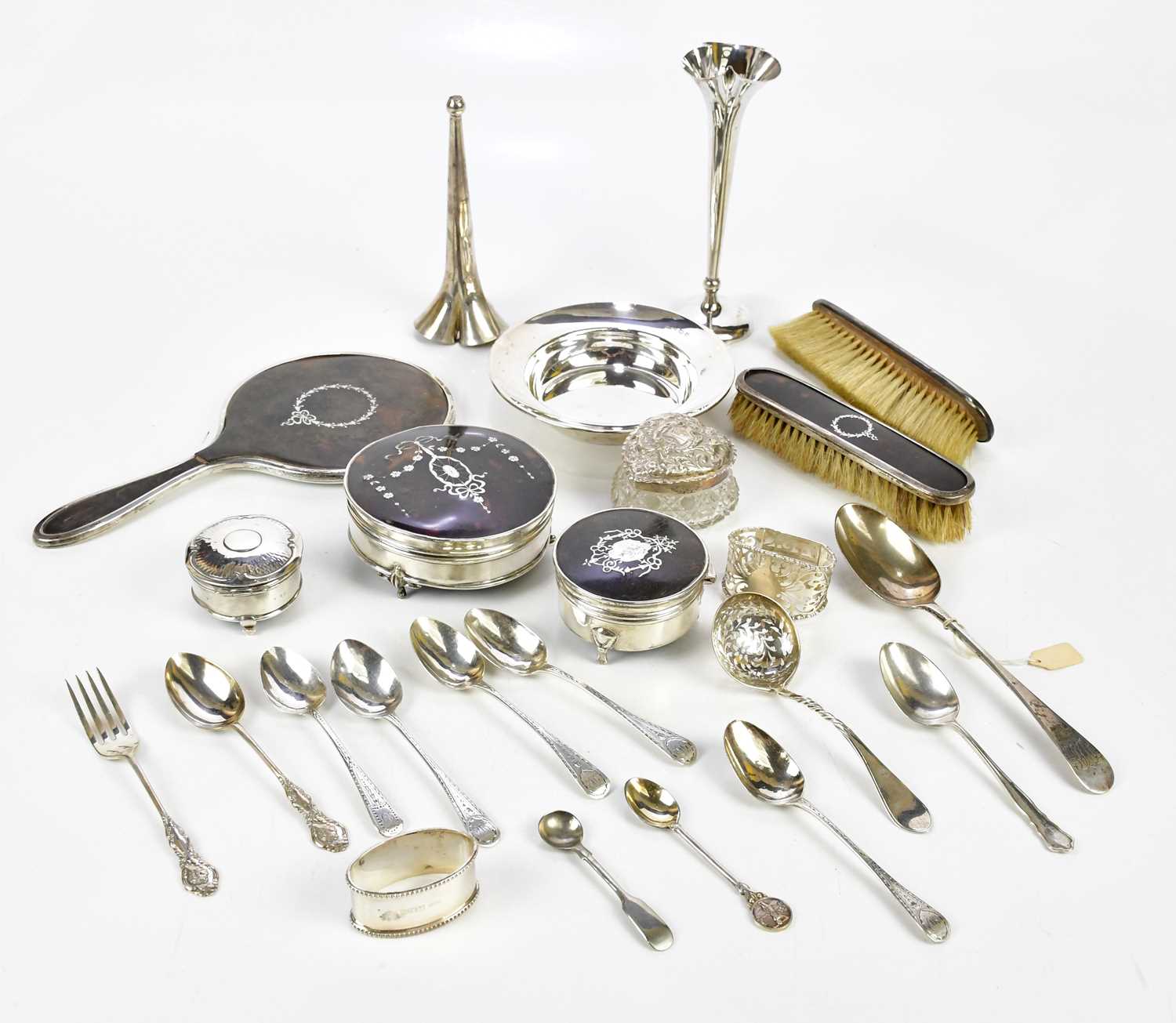 Lot 2455 - GEORGE UNITE; a George V hallmarked silver