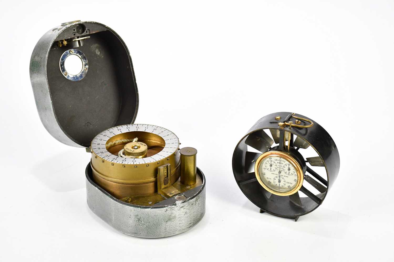 Lot 2173 - BLICK TIME RECORDER; of oval form and with