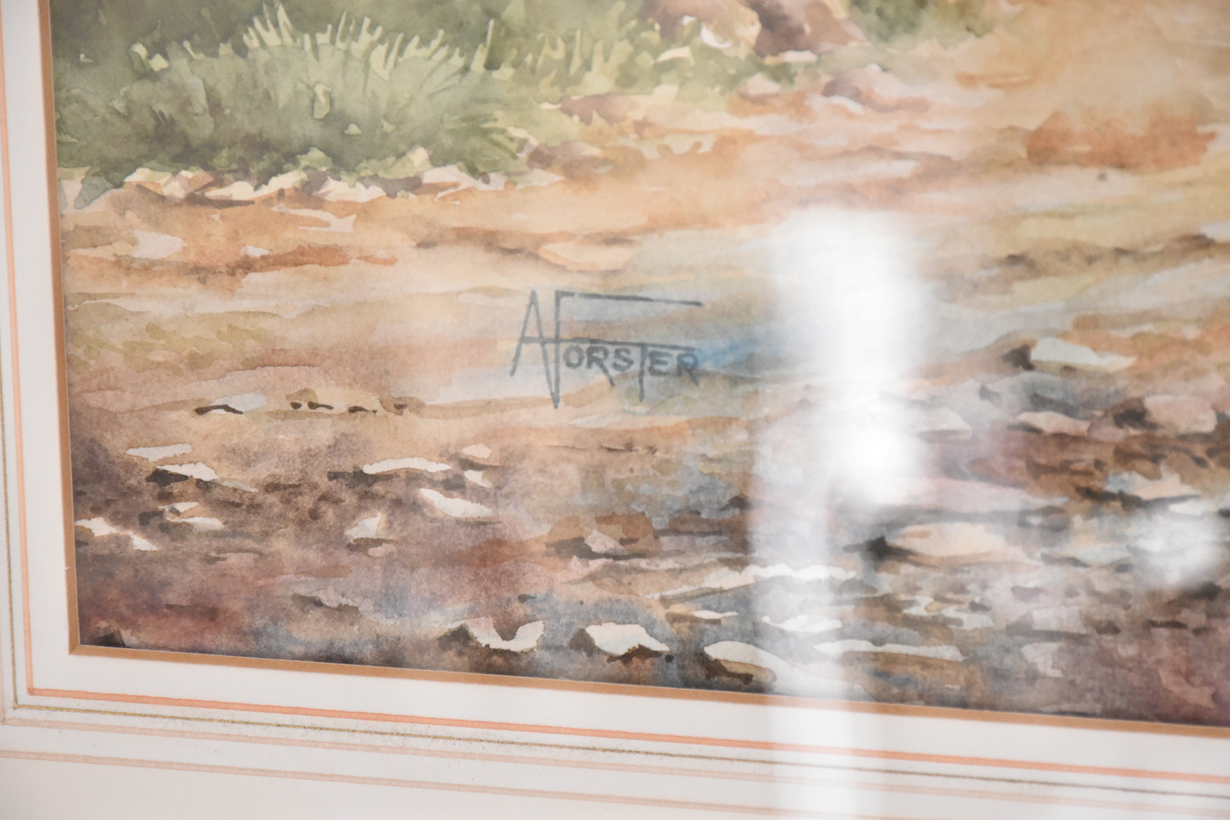 Lot 2428 - ANTHONY FORSTER (born 1941); watercolour,