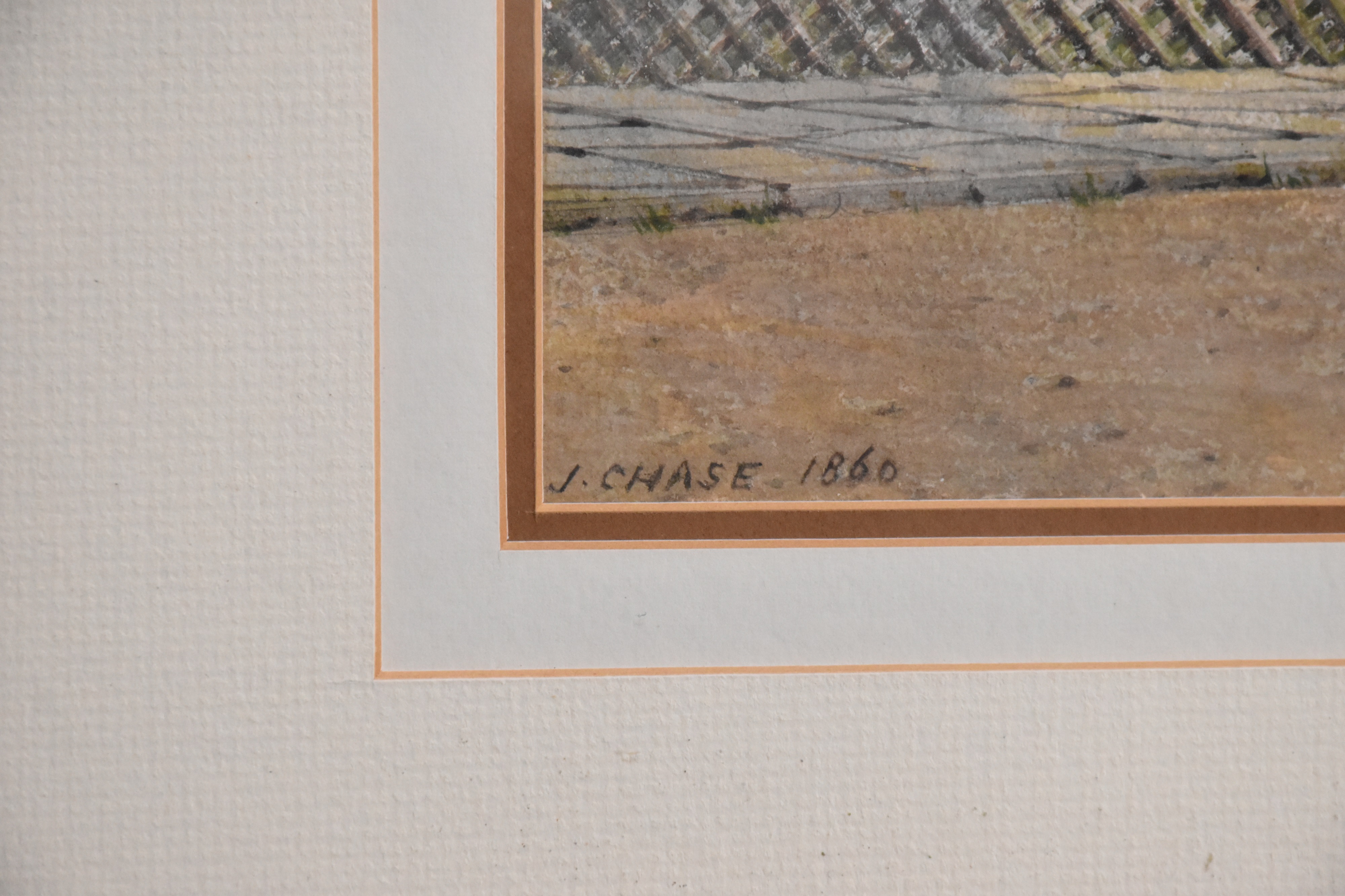 Lot 2491 - JOHN CHASE MWS (1810-1879); watercolour,