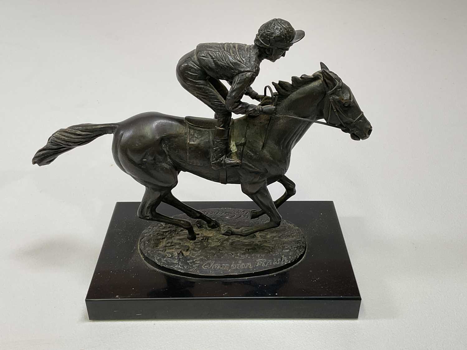 Lot 146 - DAVID CORNELL; a bronze figure group of