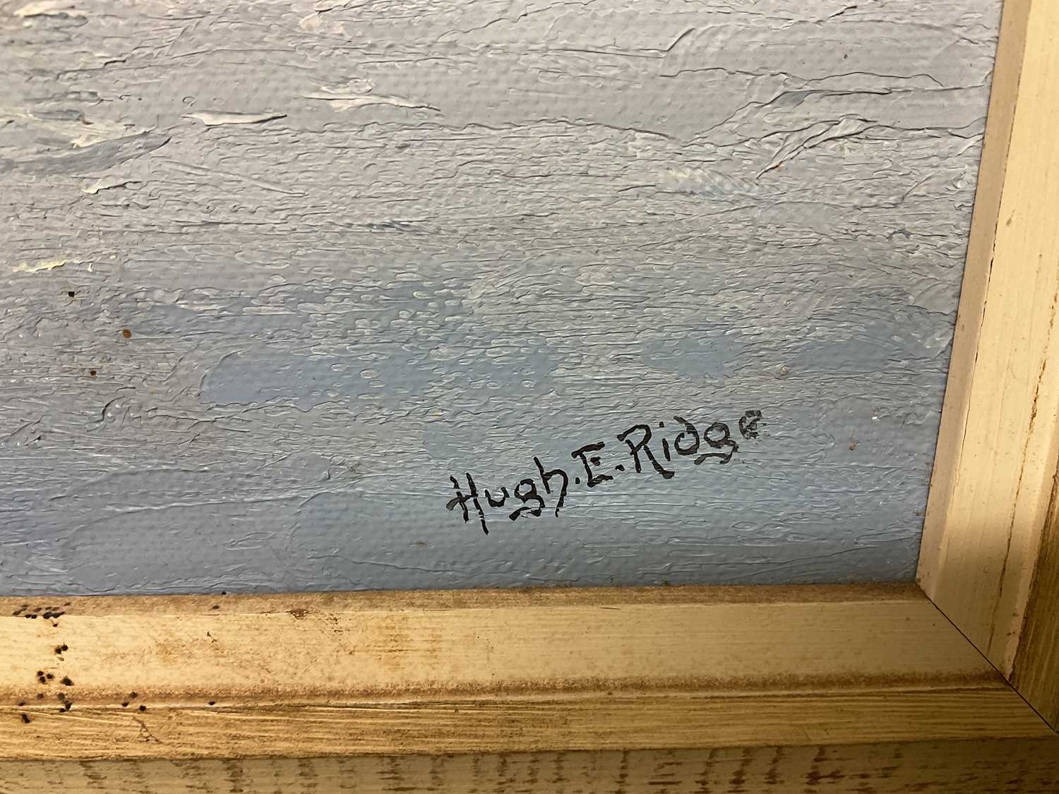 Lot 285 - HUGH E RIDGE (1899-1976); oil on canvas,