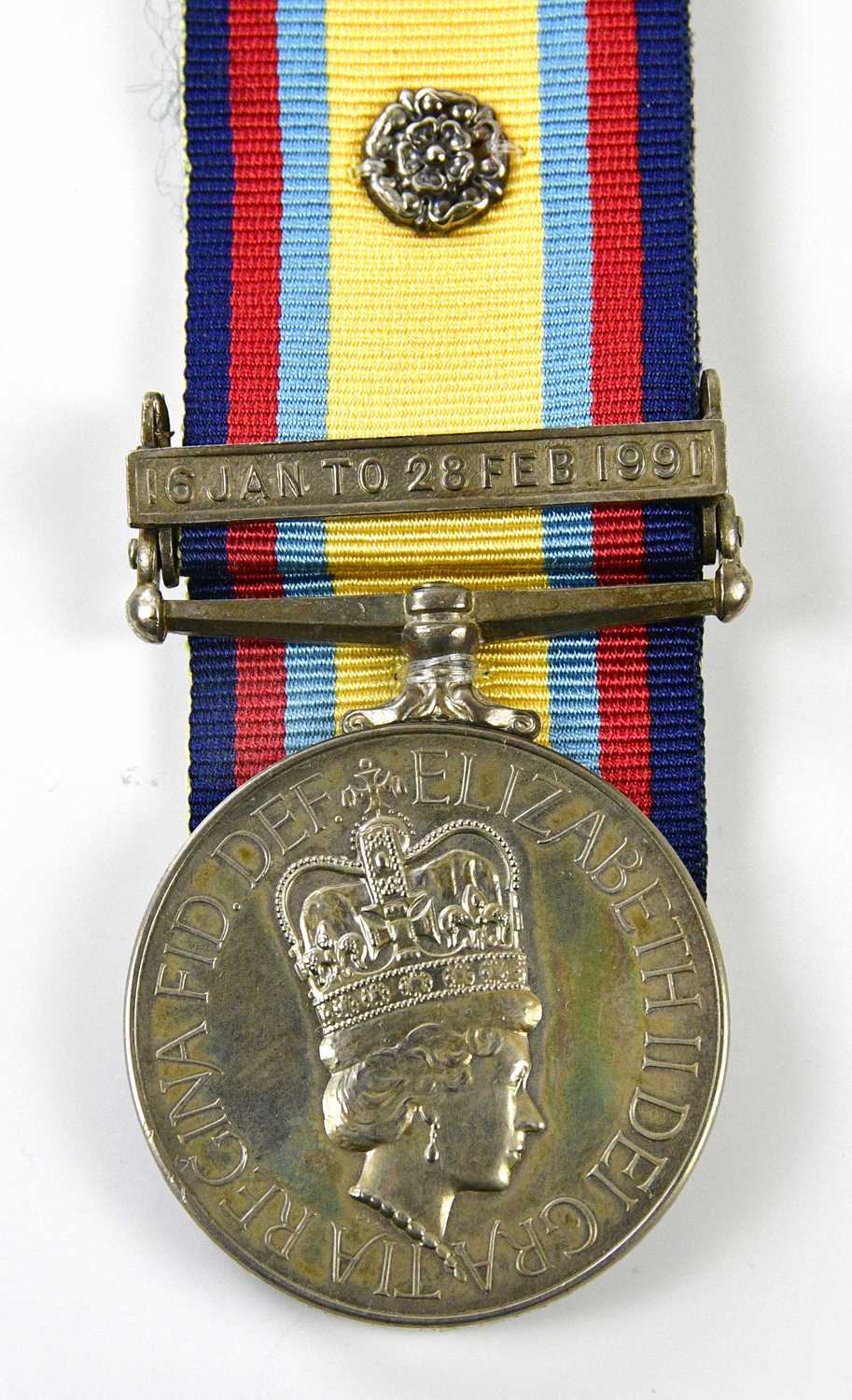 Lot 1537 - An Elizabeth II Gulf War Medal, with 16th