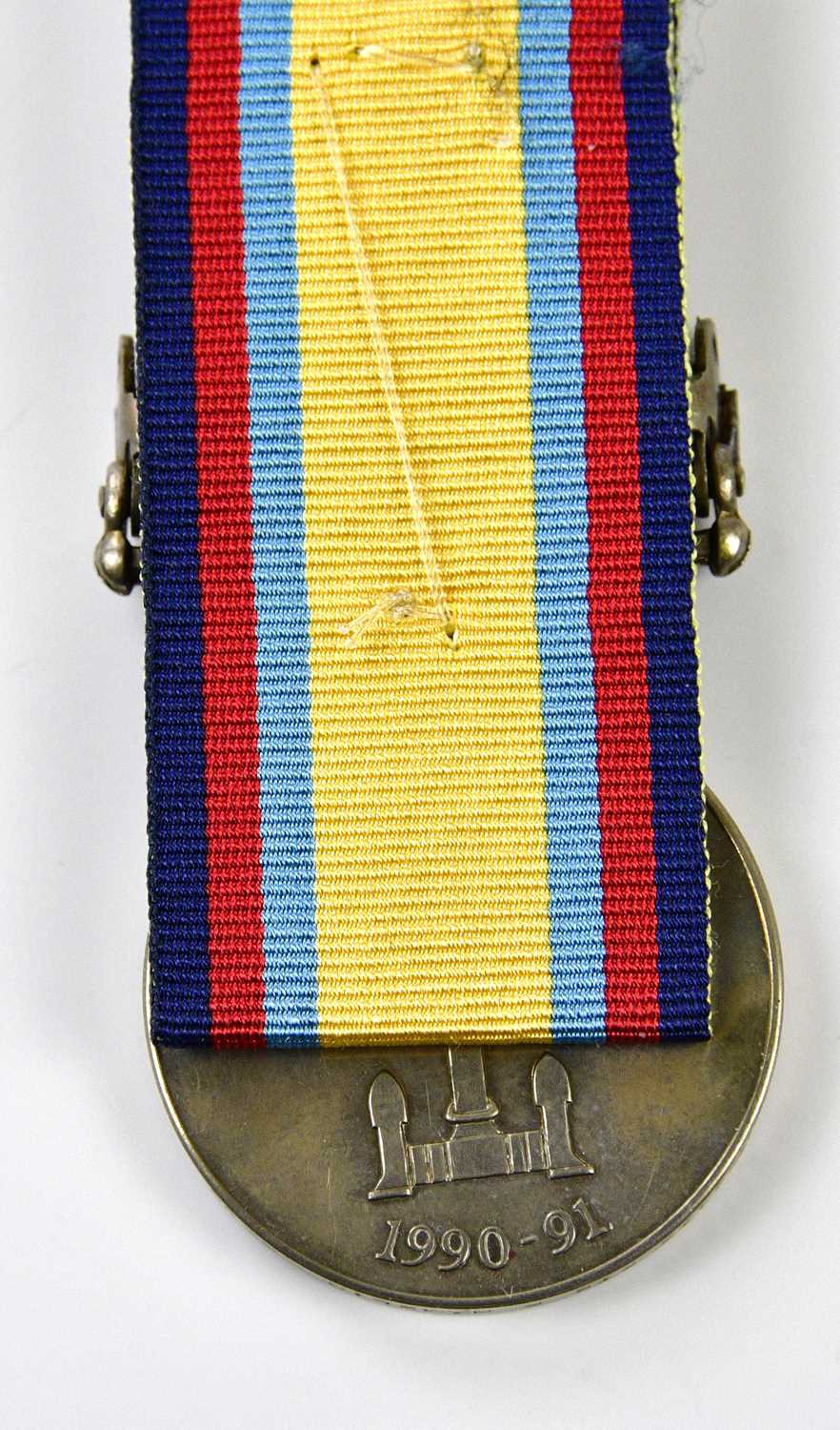 Lot 1537 - An Elizabeth II Gulf War Medal, with 16th